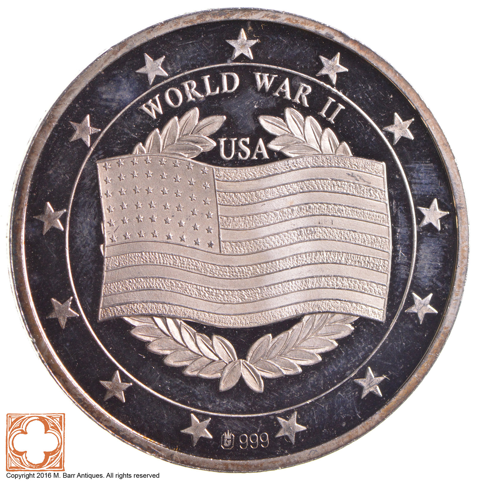 Rare Silver 20.2 Grams WWII American & Russian Forces Meet At Elbe ...
