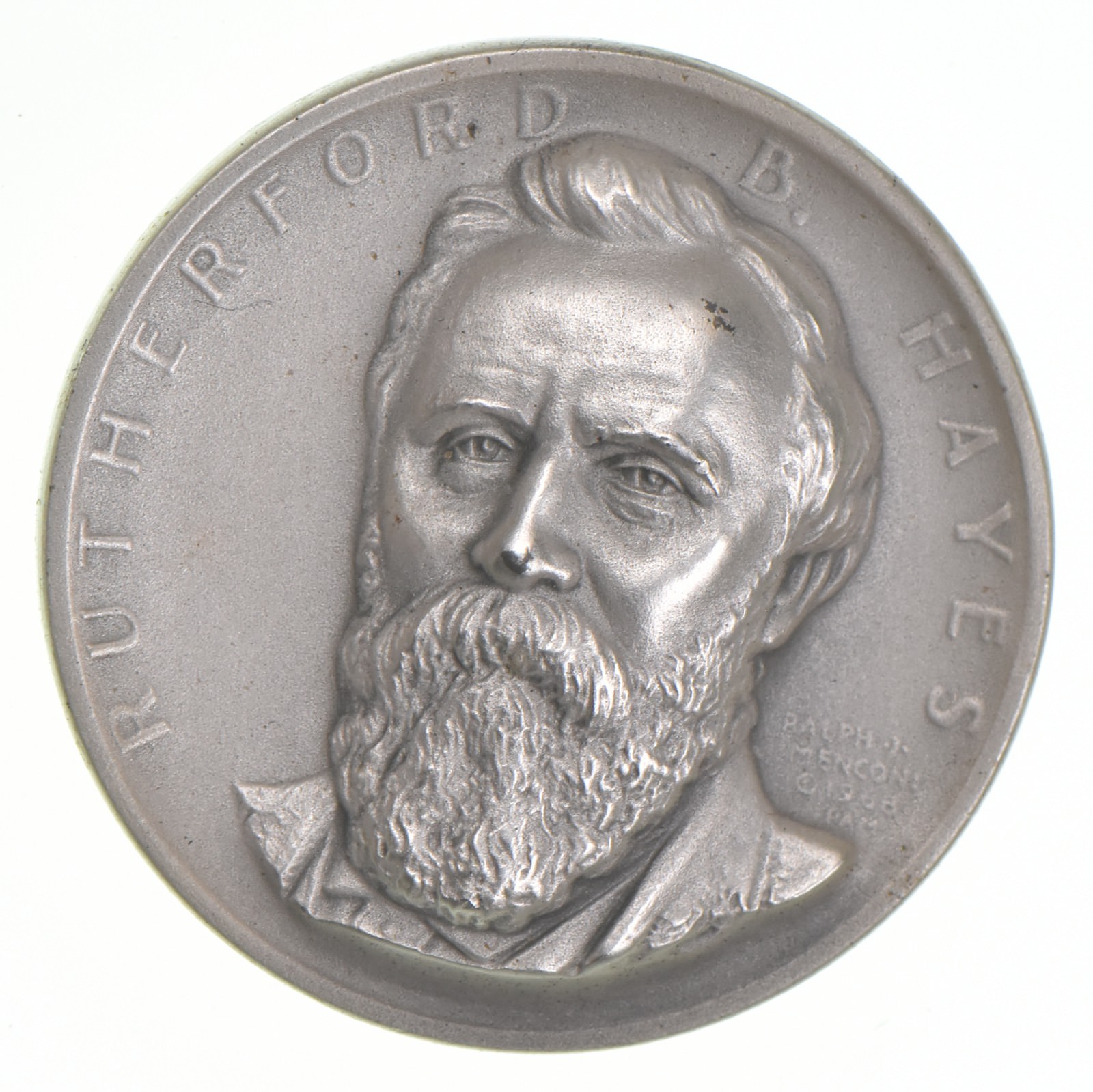 Rare Silver 24.4 Grams President Rutherford B. Hayes Silver Round .999 ...