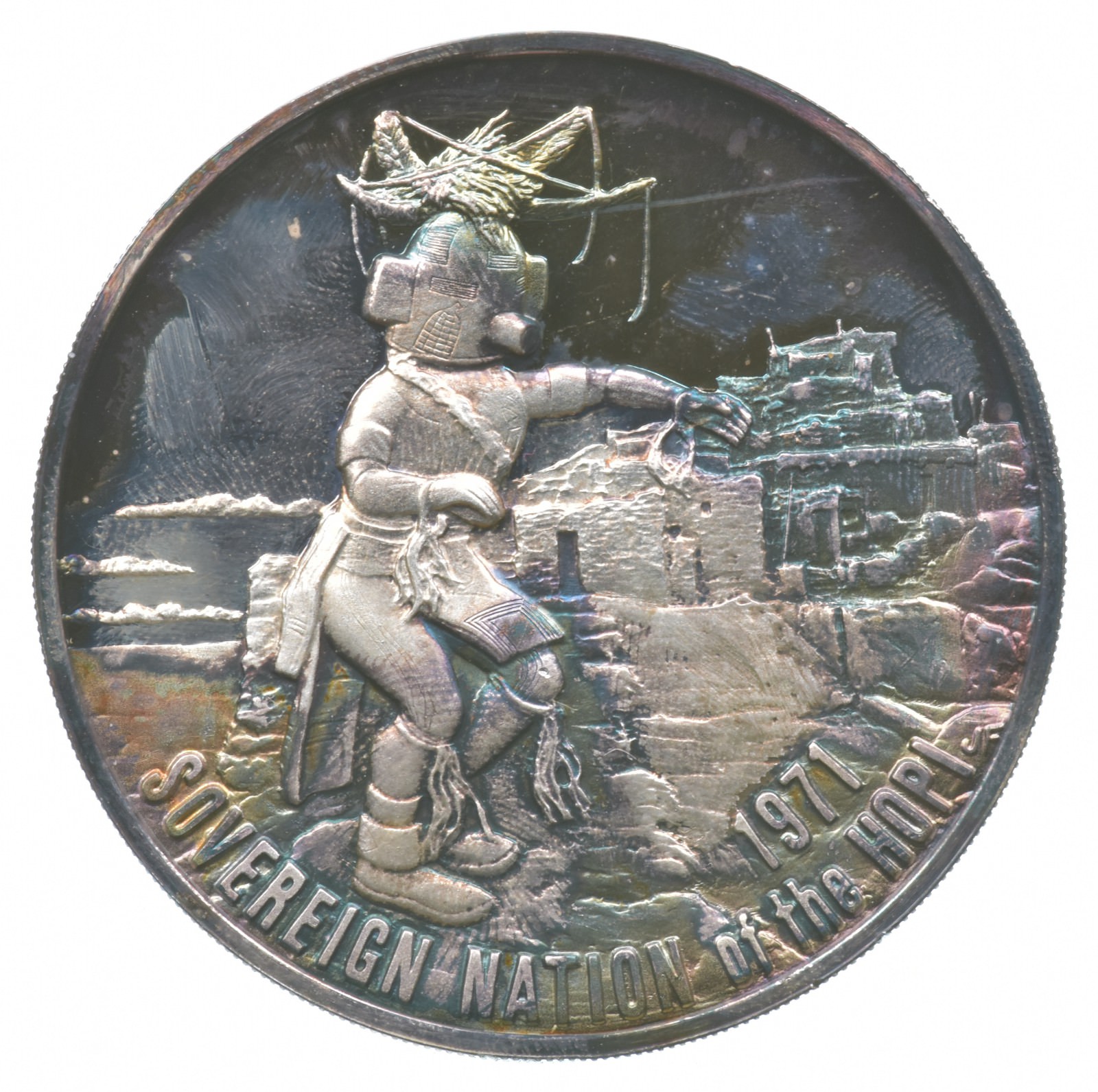Rare Silver 25.4 Grams Sovereign Nation Of The HOPI Silver Round.999 ...