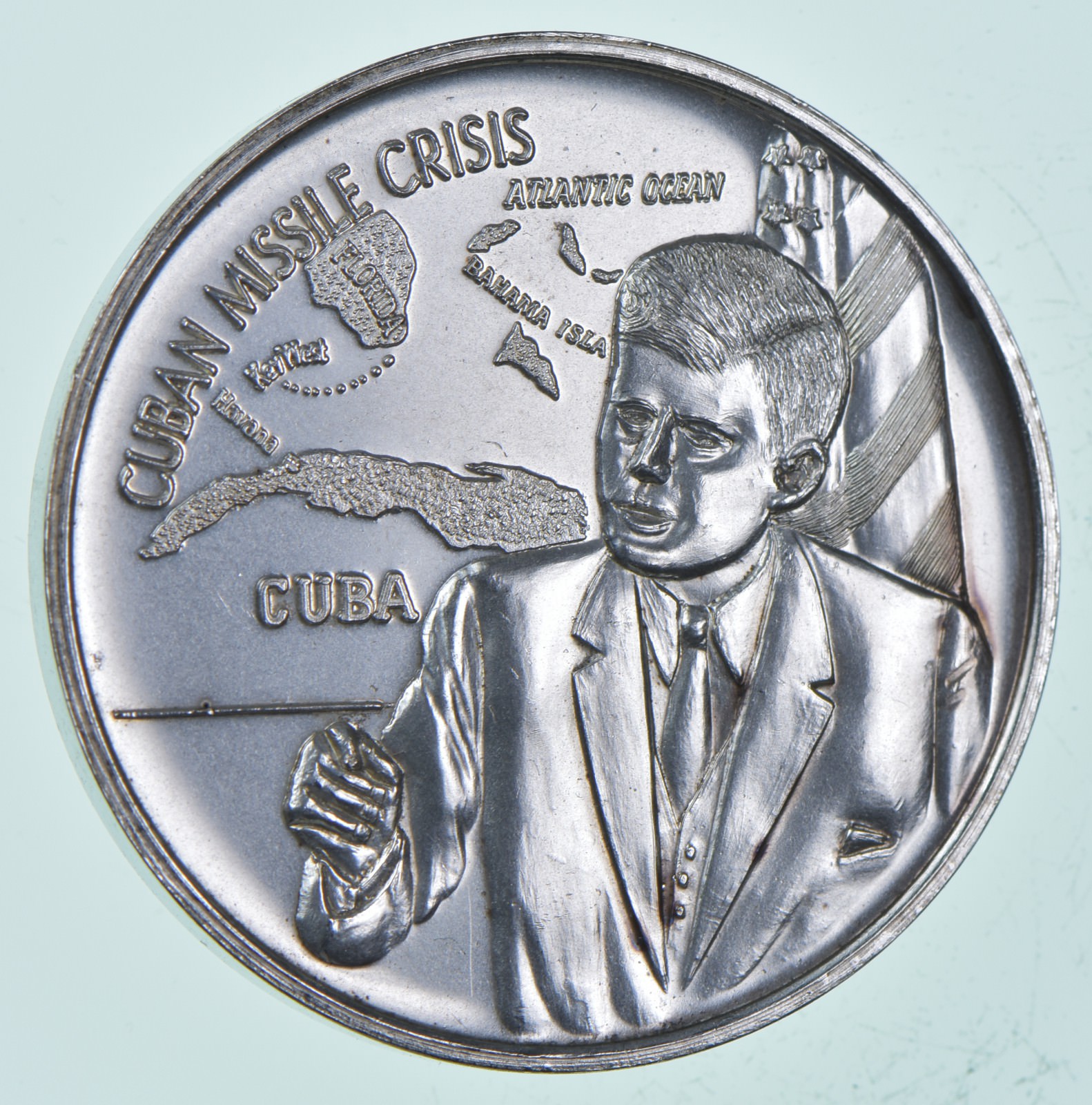 Rare Silver - 30.9 Grams - The Legacy Of John F. Kennedy - Round .999 ...