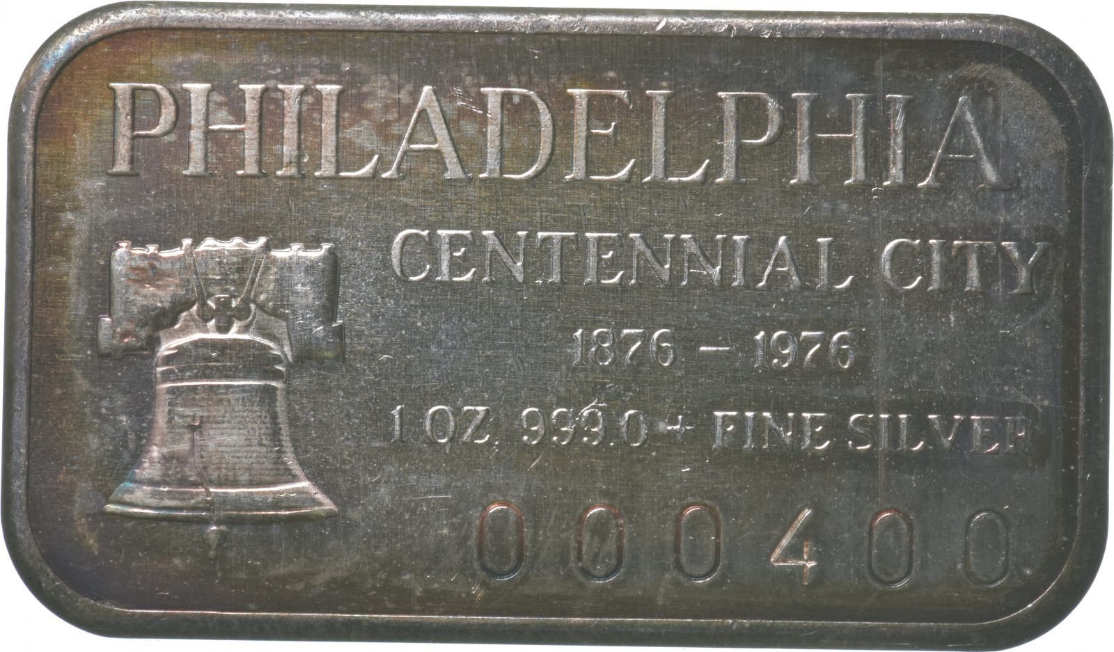Rare Silver 31.1 Grams City Of Philadelphia Centennial .999 Fine Silver ...