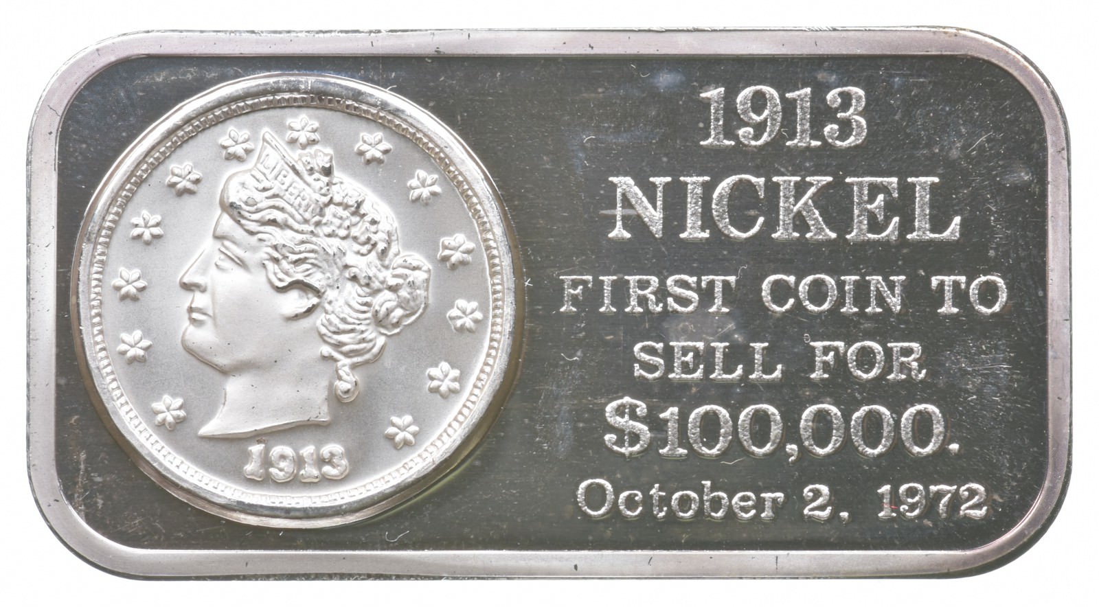 Rare Silver 31.4 Grams Worldwide Coin Investments Ltd. Silver Bar.999 ...