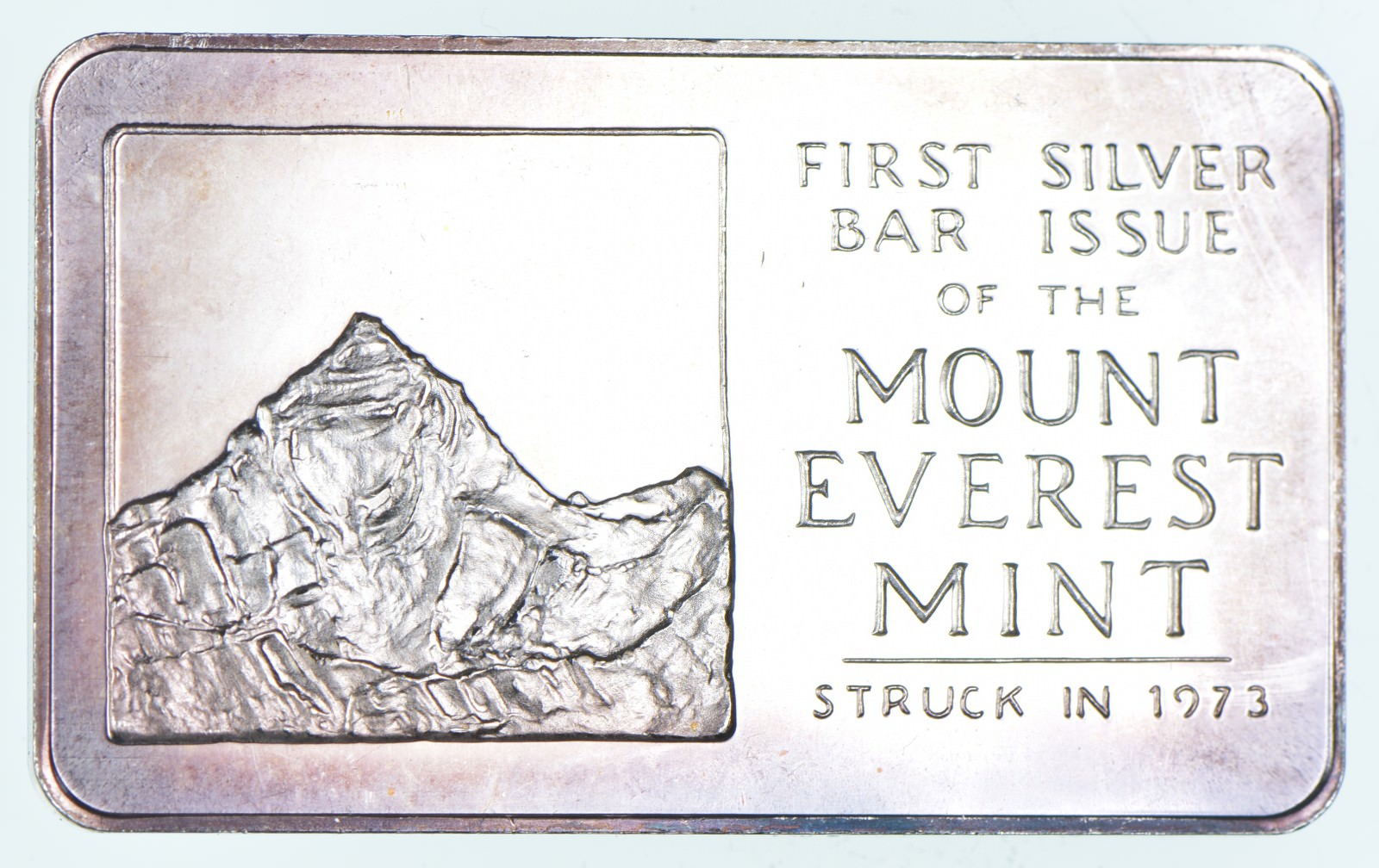 Rare Silver - 33.5 Grams - Mount Everest Mint - Bar .999 Fine Silver ...