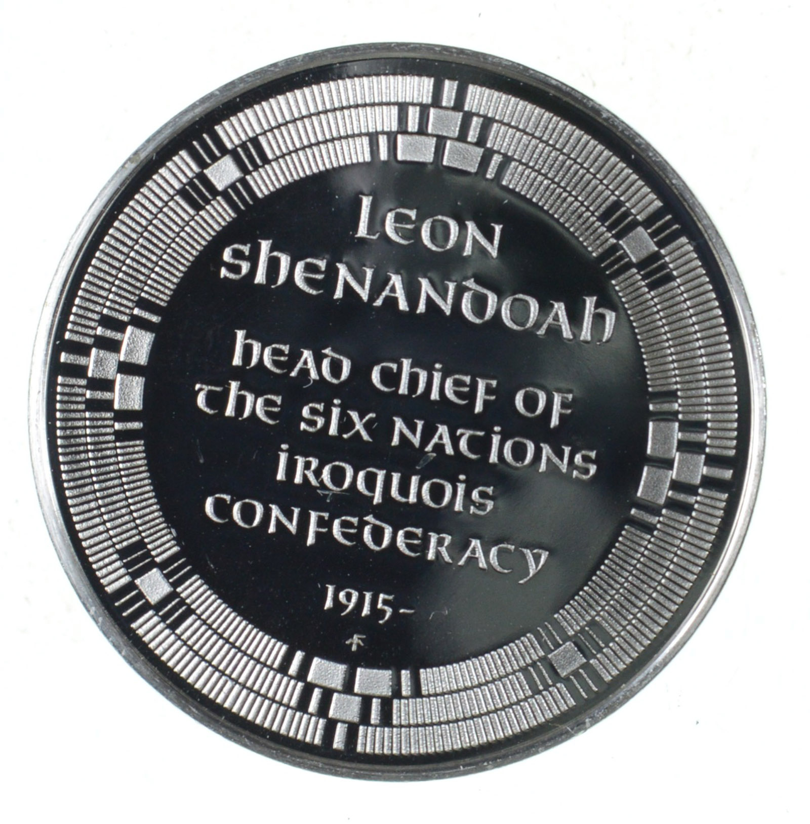 Rare Sterling Silver -Limited Edition - Leon Shenandoah Six Nations ...