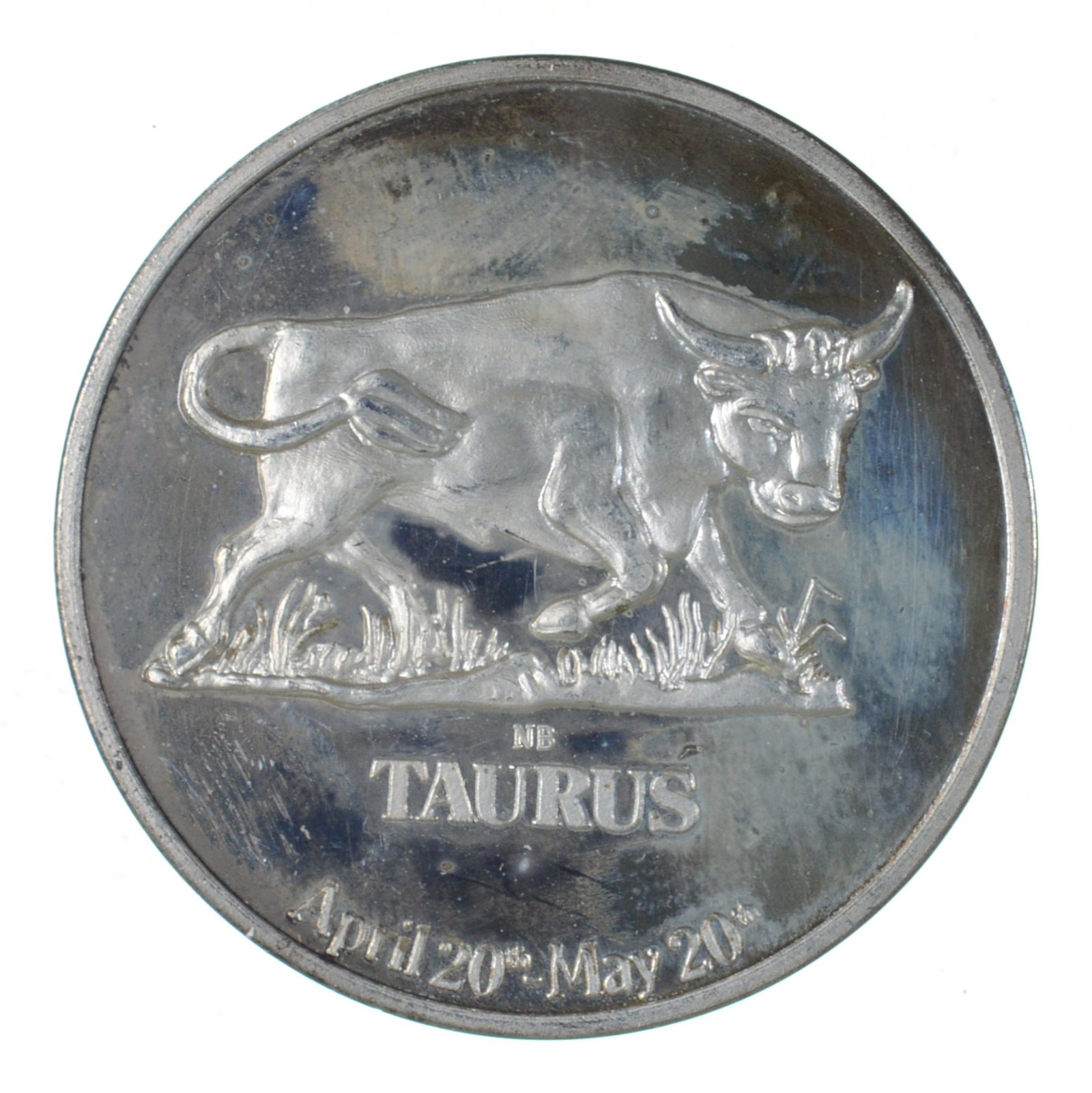 Rare Sterling Silver -Limited Edition - Taurus Zodiac - 29.3 Grams ...