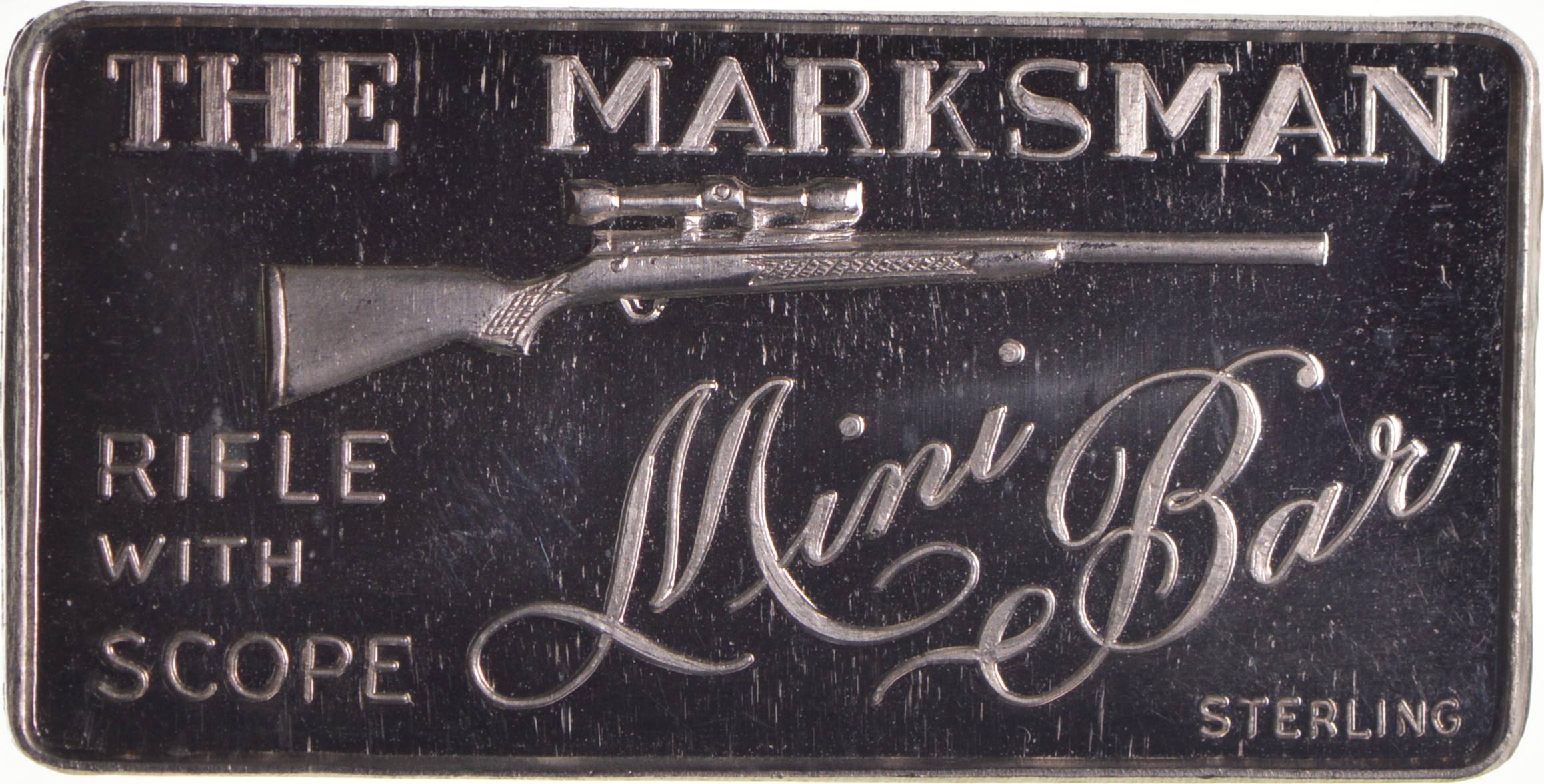 Rare Sterling Silver -Limited Edition - The Marksman Rifle With Scope ...