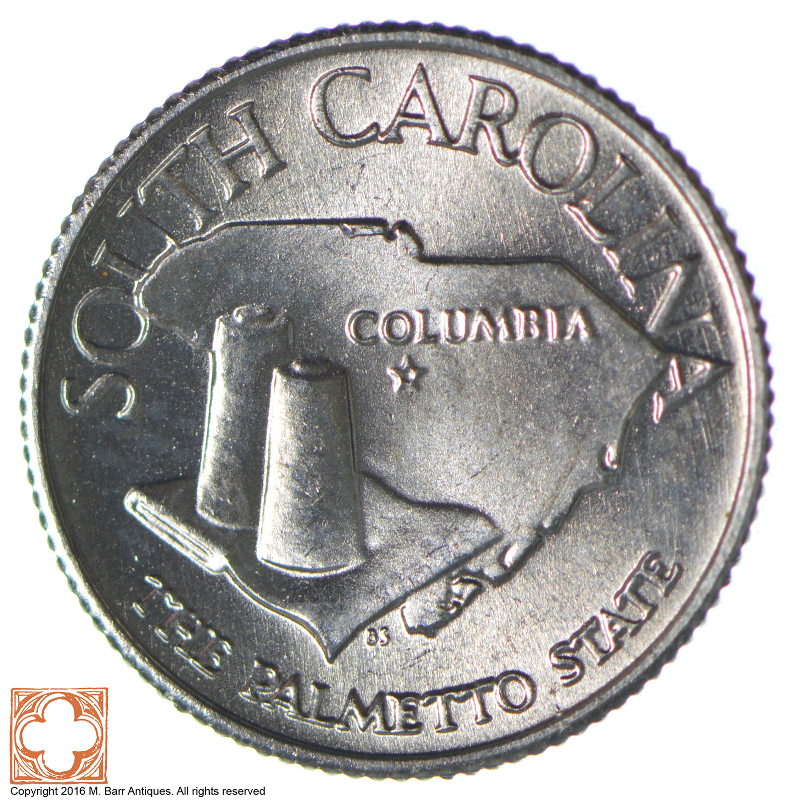 Rare Sterling Silver - Official State Collectible Franklin Mint Round ...