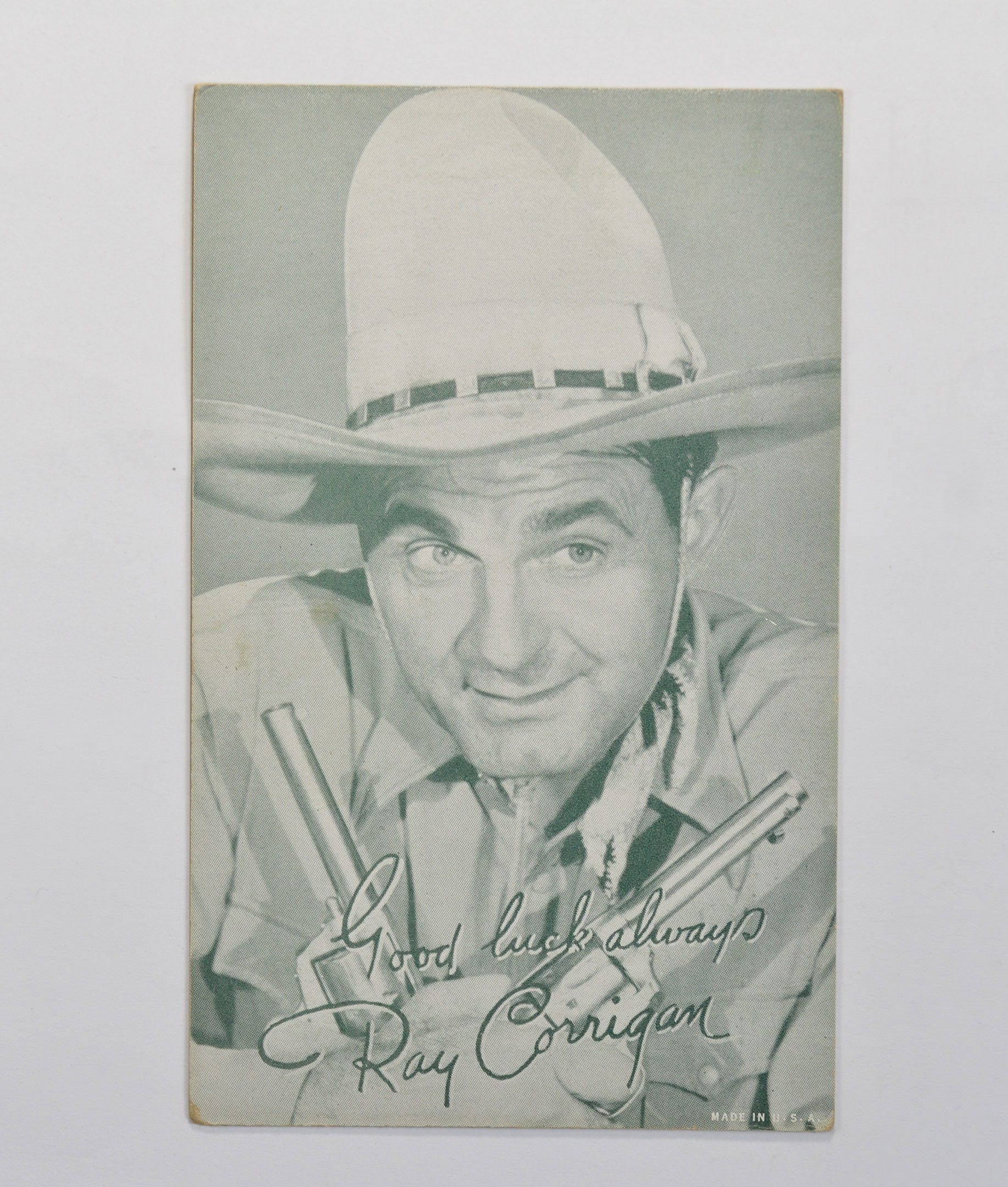 Ray Corrigan Exhibit Supply Co. Movie Postcard | Property Room