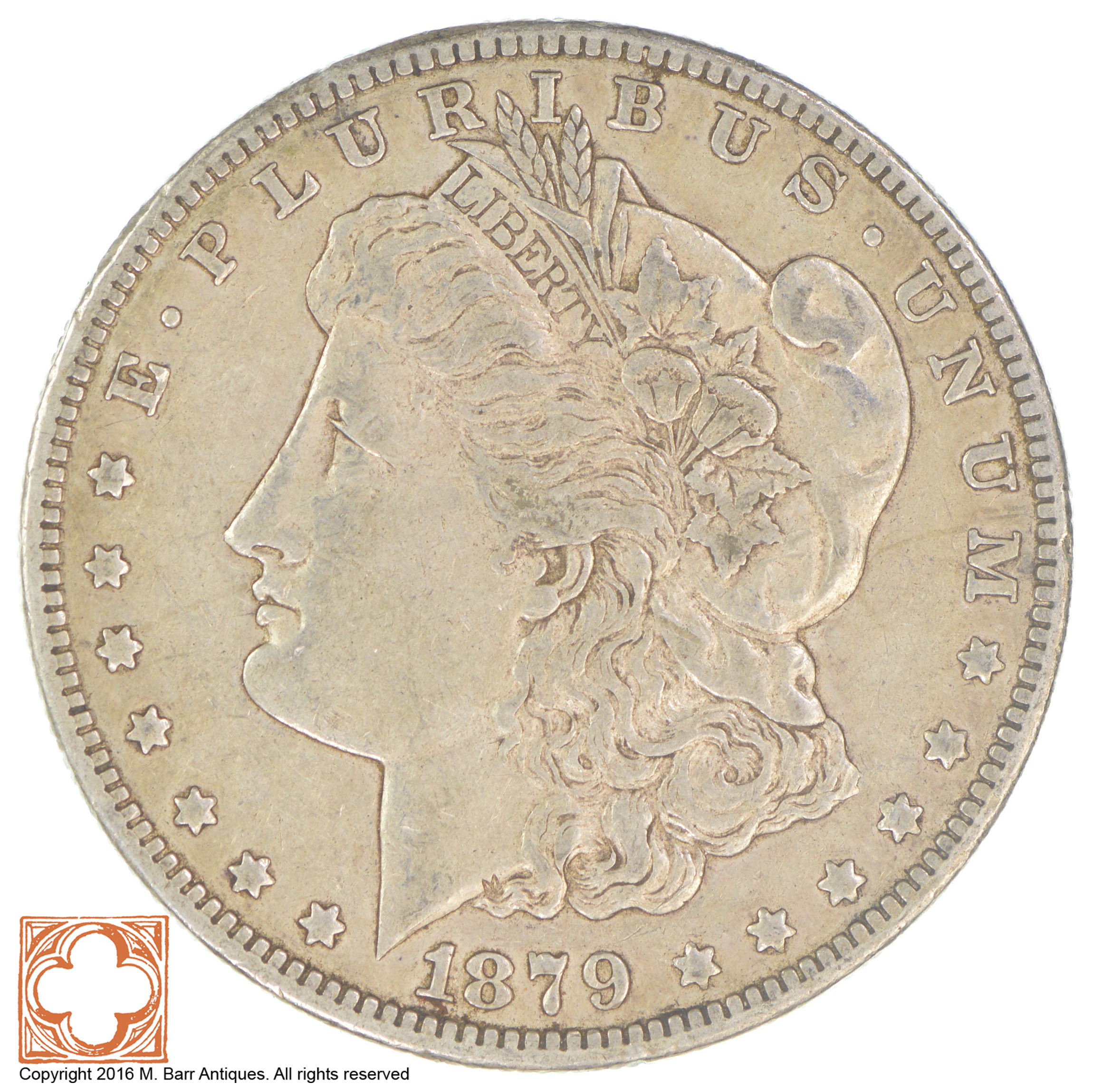 Reverse of 1878 - Rare 1879-S Morgan Silver Dollar | Property Room
