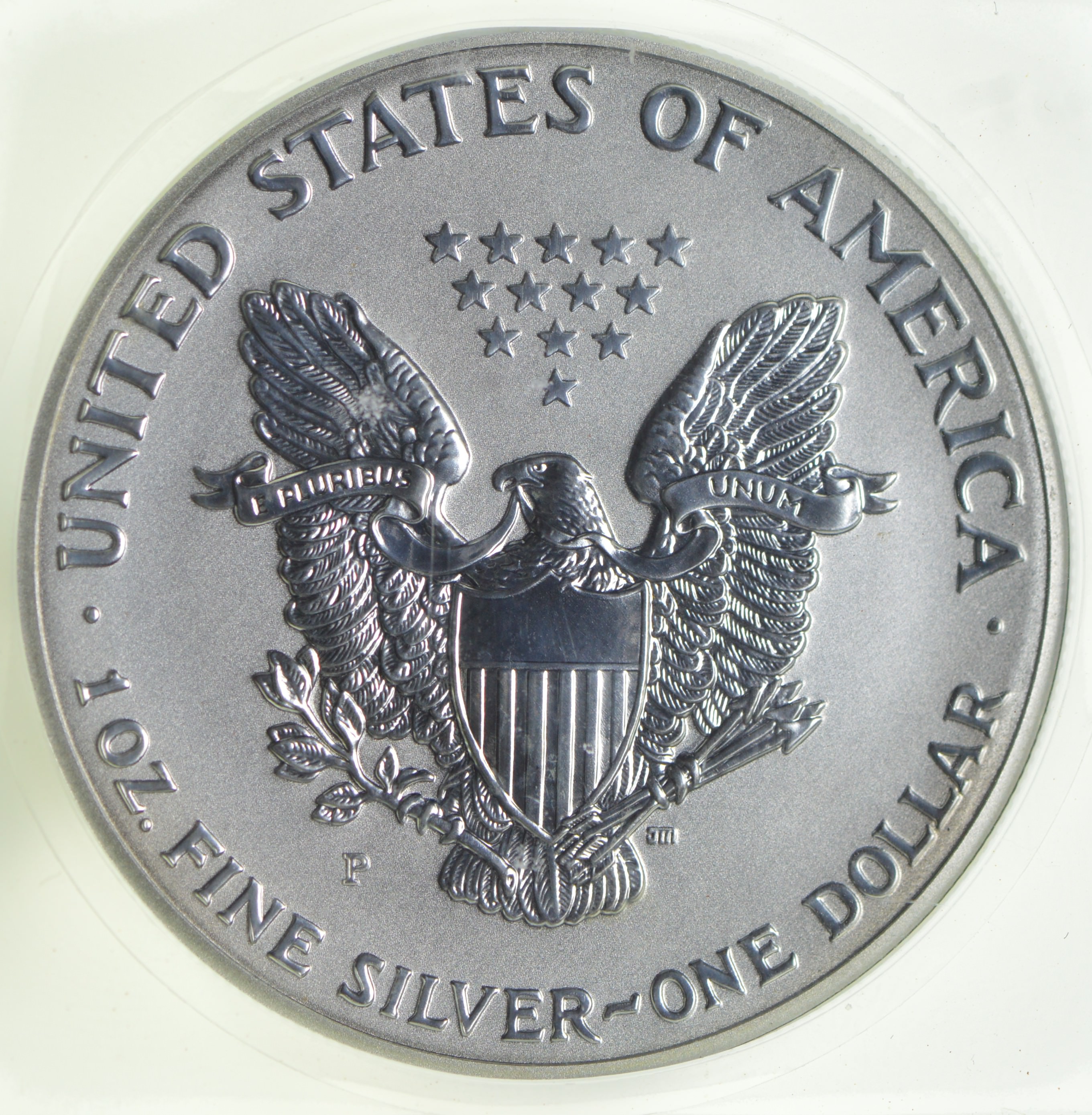 REVERSE Proof - RP70 DCAM 2006-P American Silver Eagle Dollar - 20th ...