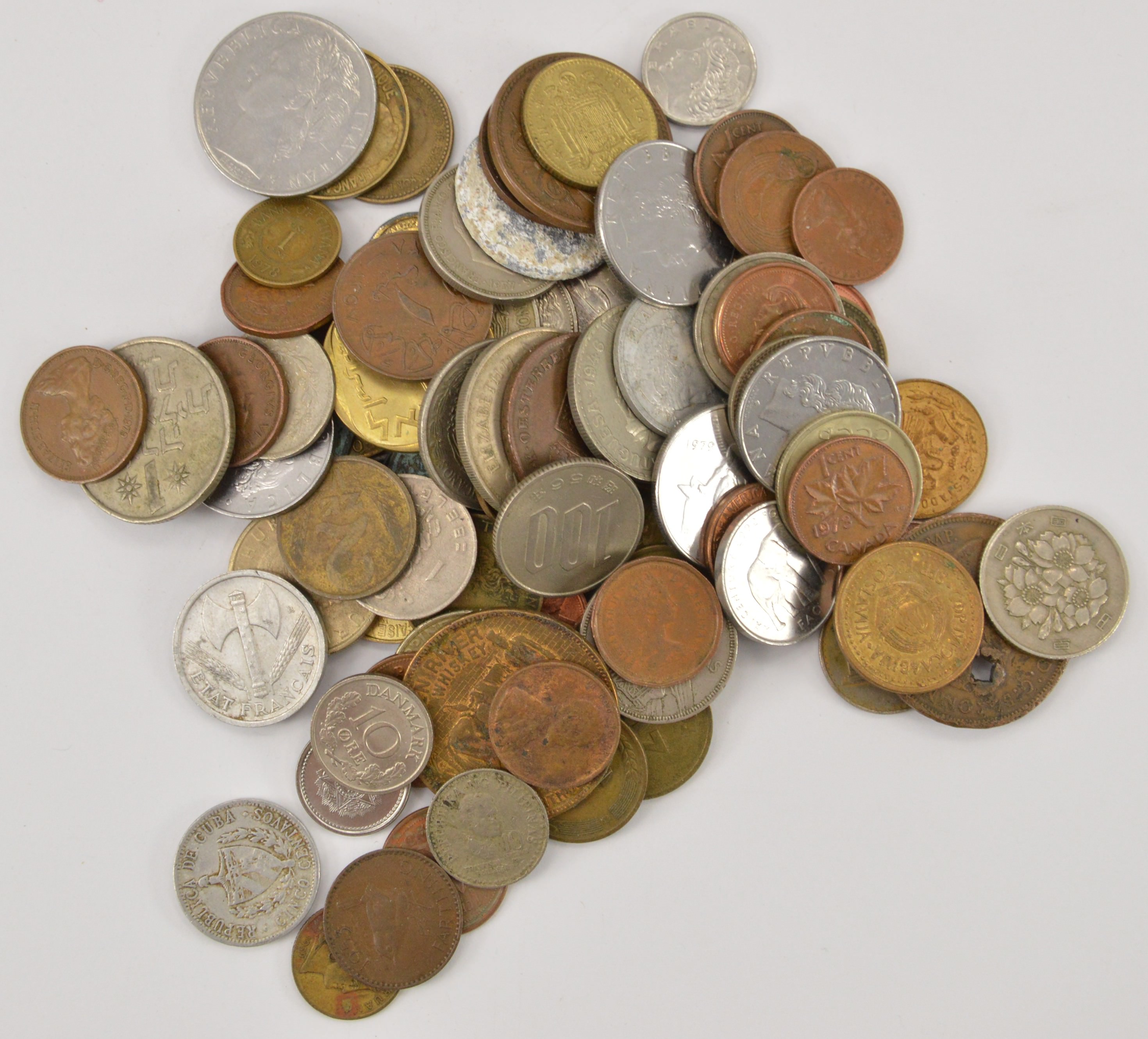 Roughly a POUND of Mixed World Coins - Great Mix | Property Room