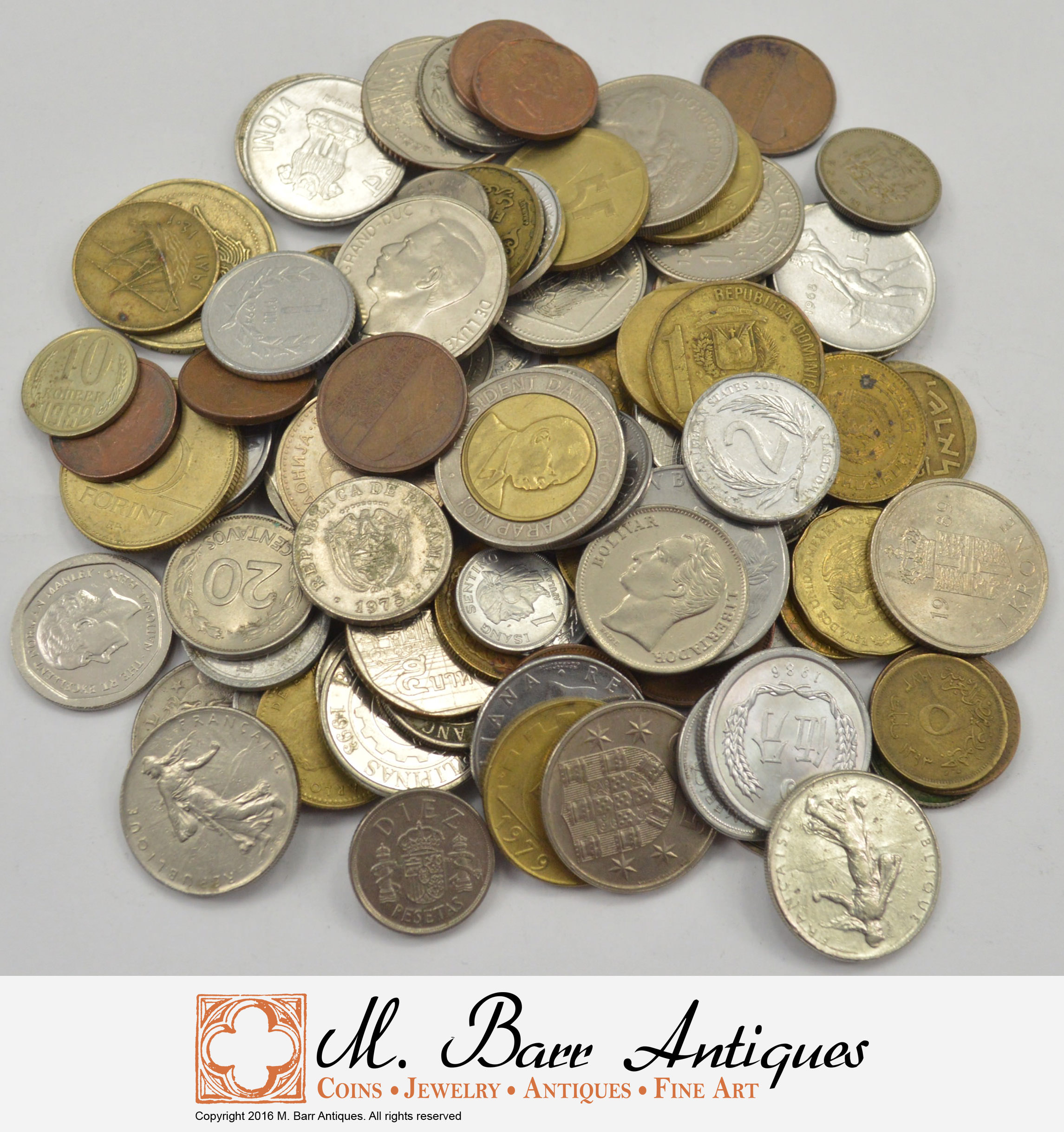 Roughly a POUND of Mixed World Coins - Great Mix | Property Room