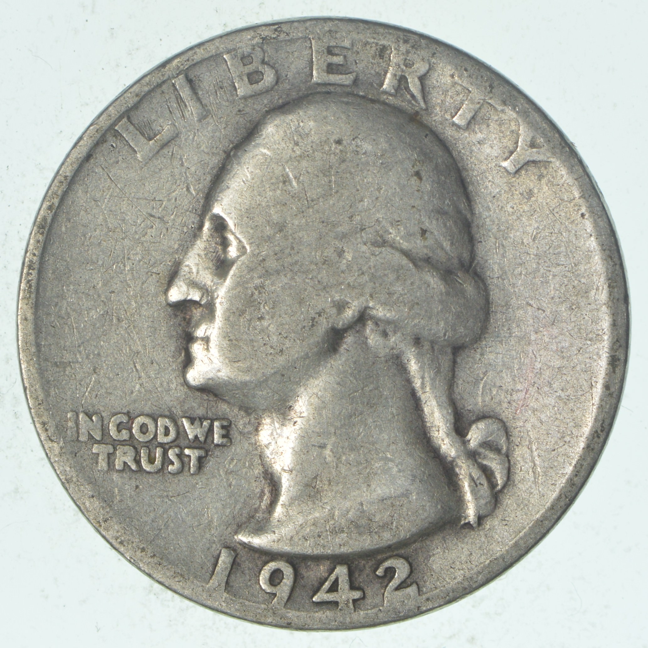 S' Mint Mark - TOUGH - 1942-S Washington Quarter - RARE | Property Room