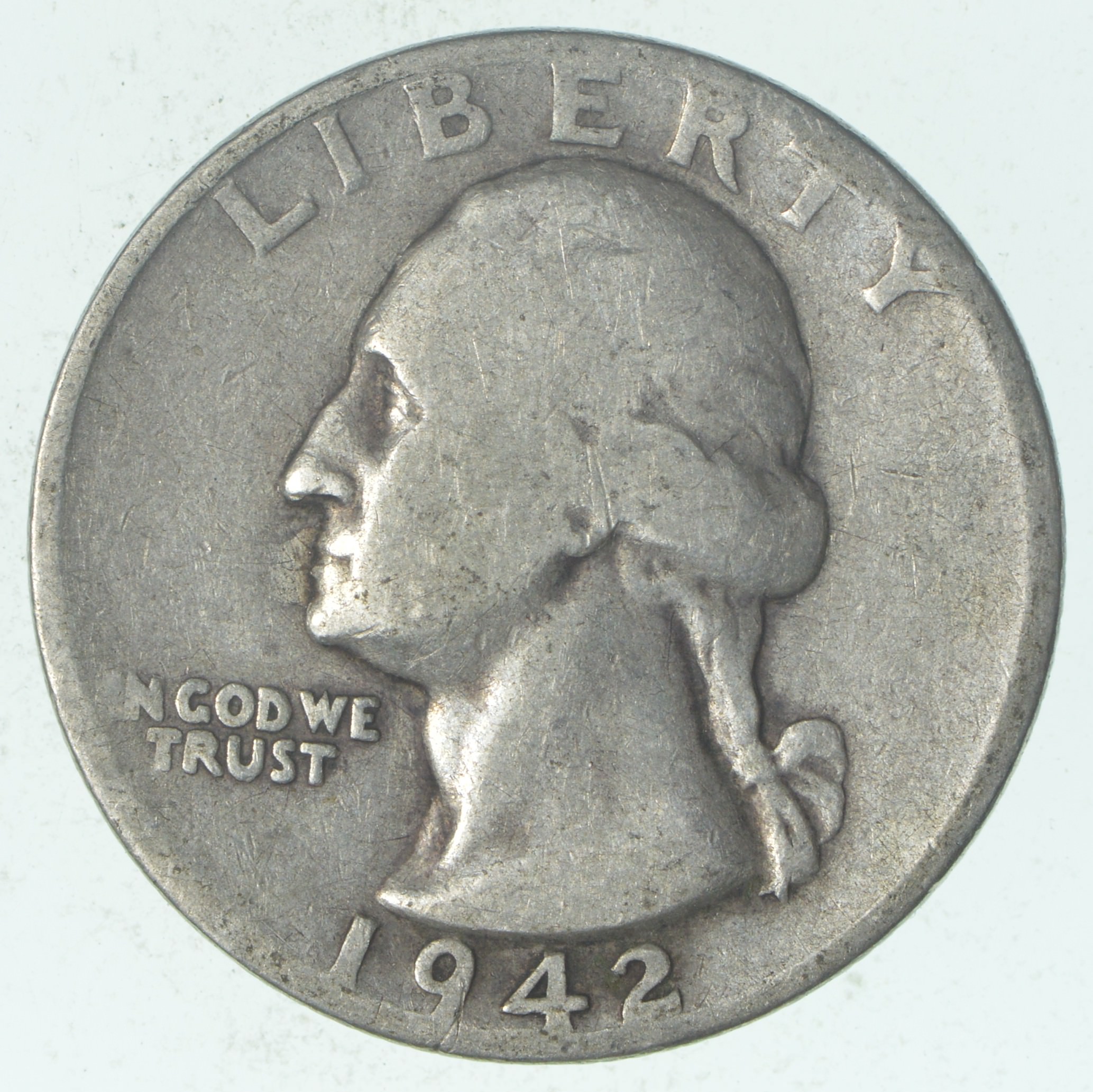 S' Mint Mark - TOUGH - 1942-S Washington Quarter - RARE | Property Room