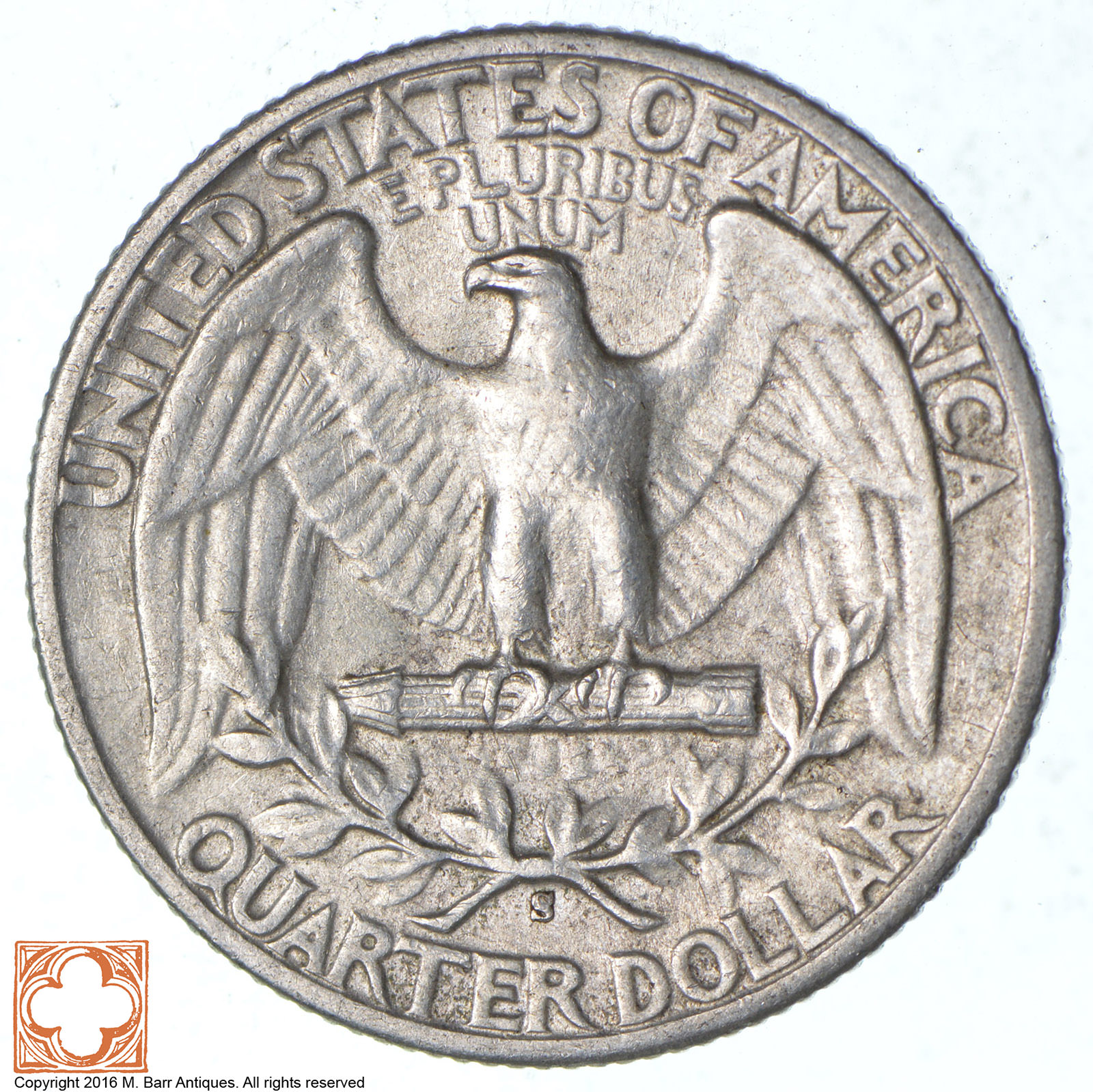 S' Mint Mark - TOUGH - 1943-S Washington Quarter - RARE | Property Room