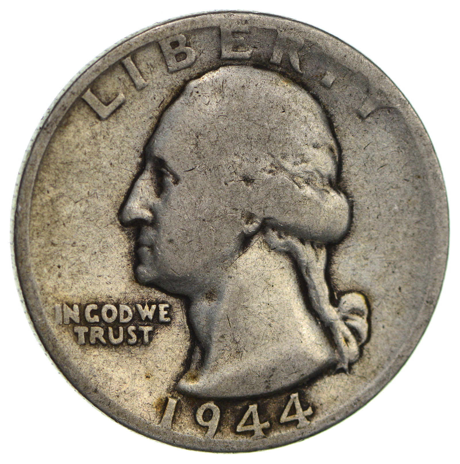 S' Mint Mark - TOUGH - 1944-S Washington Quarter - RARE | Property Room