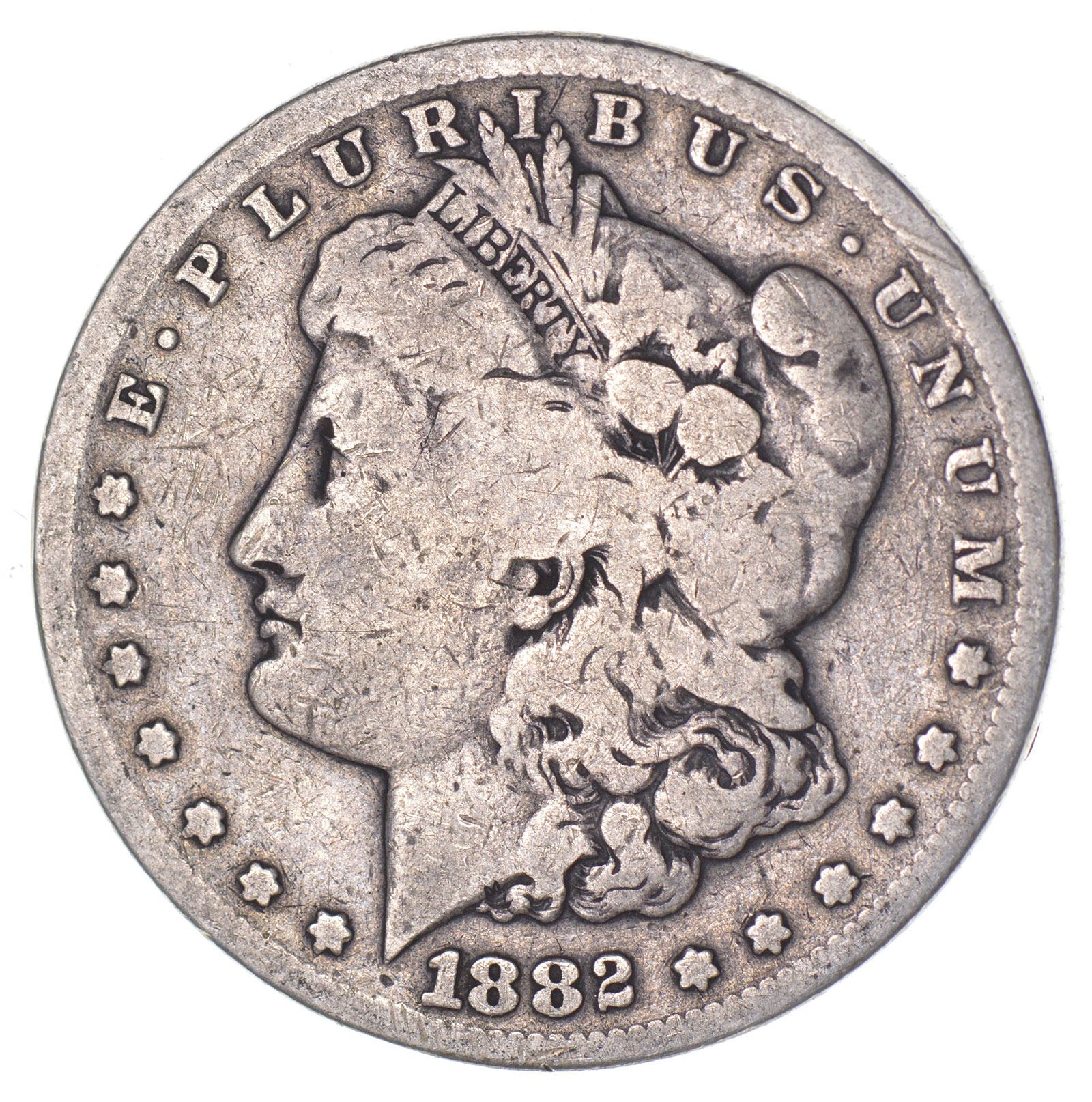 San Francisco Minted - Over 100 Years Old - 1882-S Morgan Silver Dollar ...