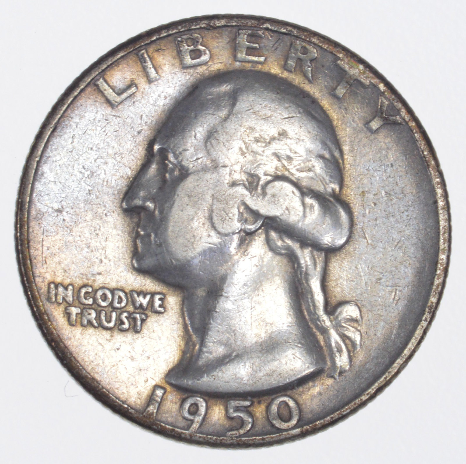 SAN FRANCISCO - 'S' Minted 1950-S Washington 90% Silver United States ...