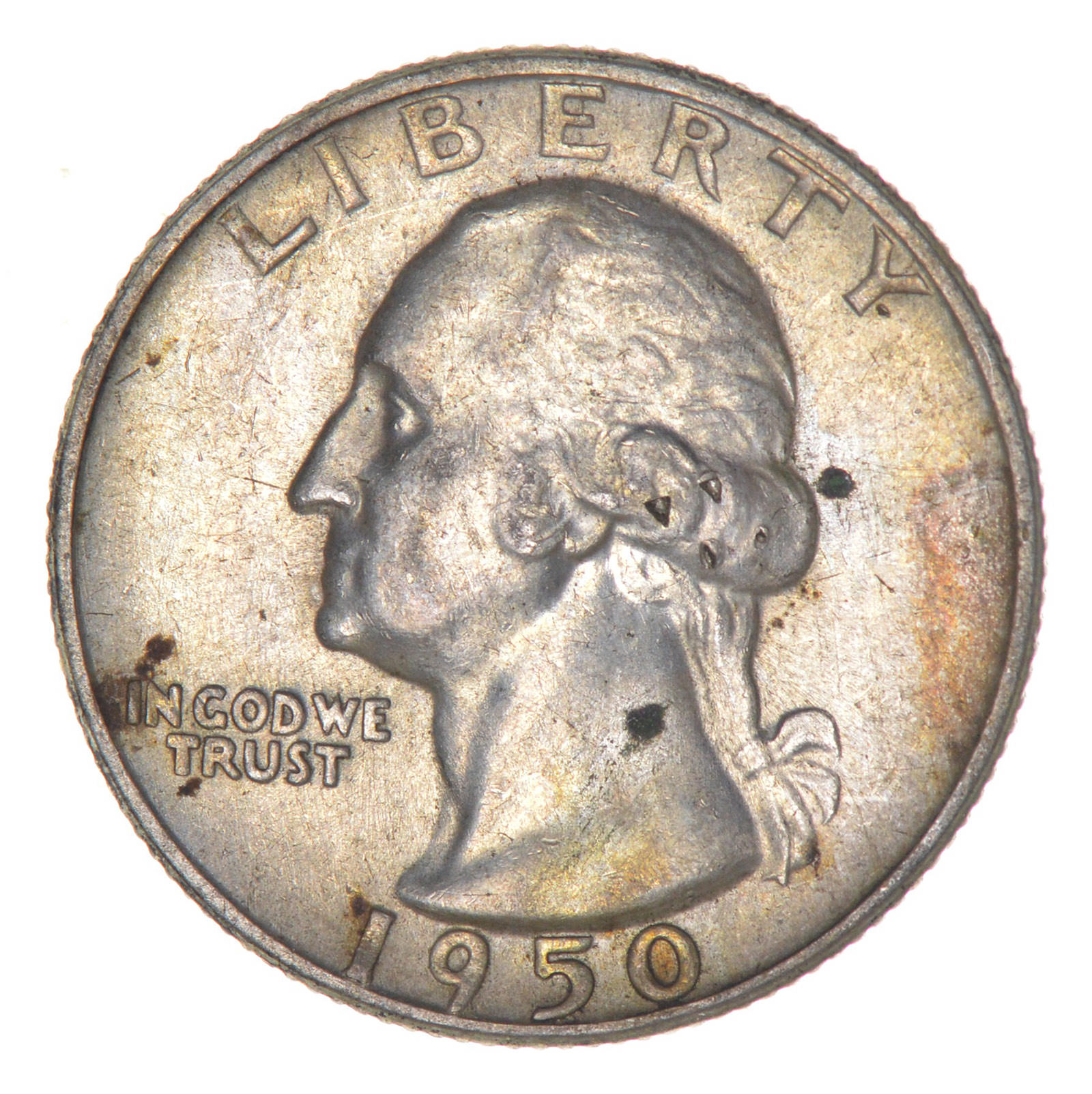 SAN FRANCISCO - 'S' Minted 1950-S Washington 90% Silver United States ...