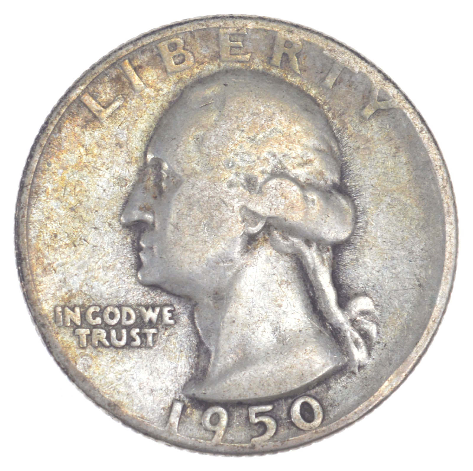 SAN FRANCISCO - 'S' Minted 1950-S Washington 90% Silver United States ...