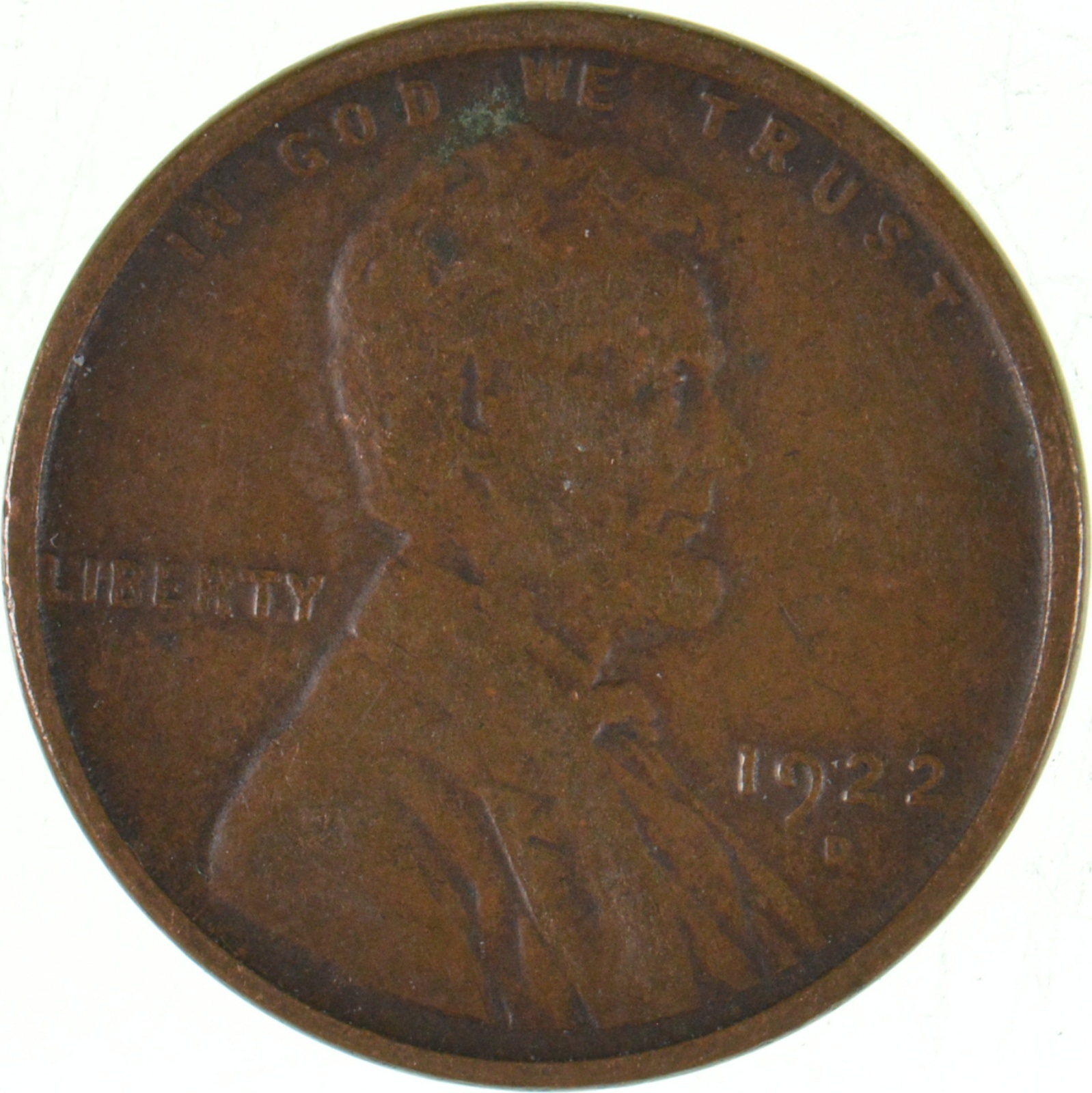 Semi Key 1922-D Lincoln Wheat Cent - Sharp | Property Room