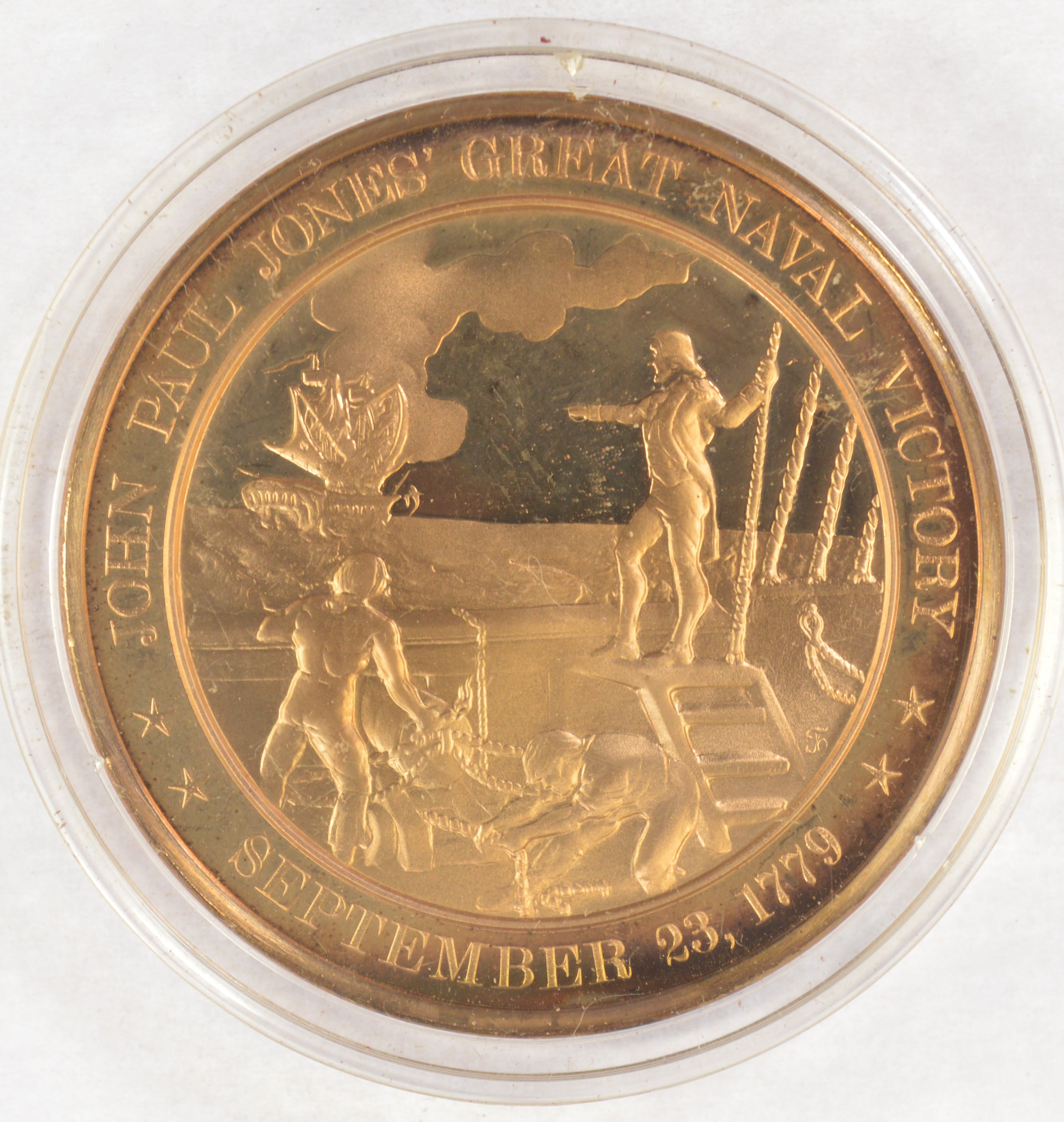 September 23, 1779 John Paul Jones' Great Naval Victory - Bronze ...
