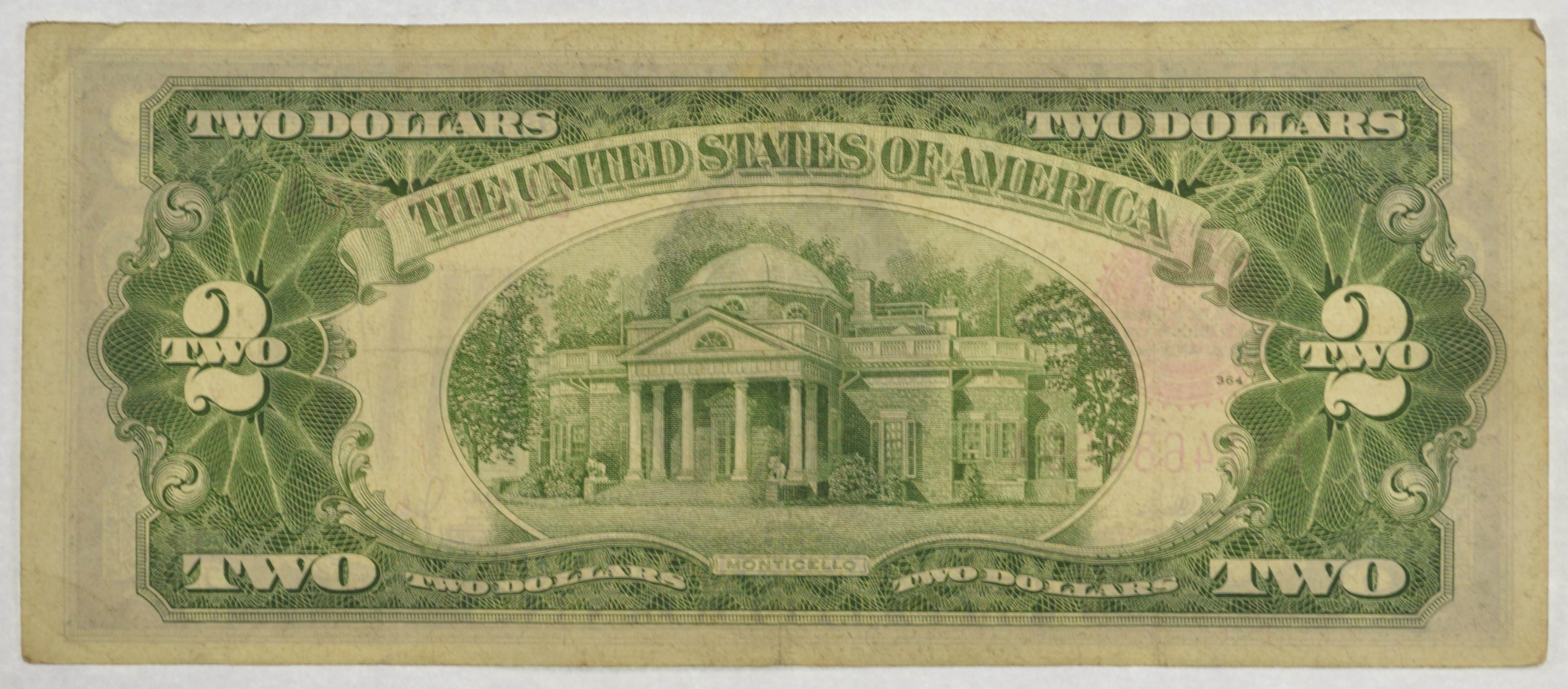 Series 1928-G $2 Dollars United States Note | Property Room
