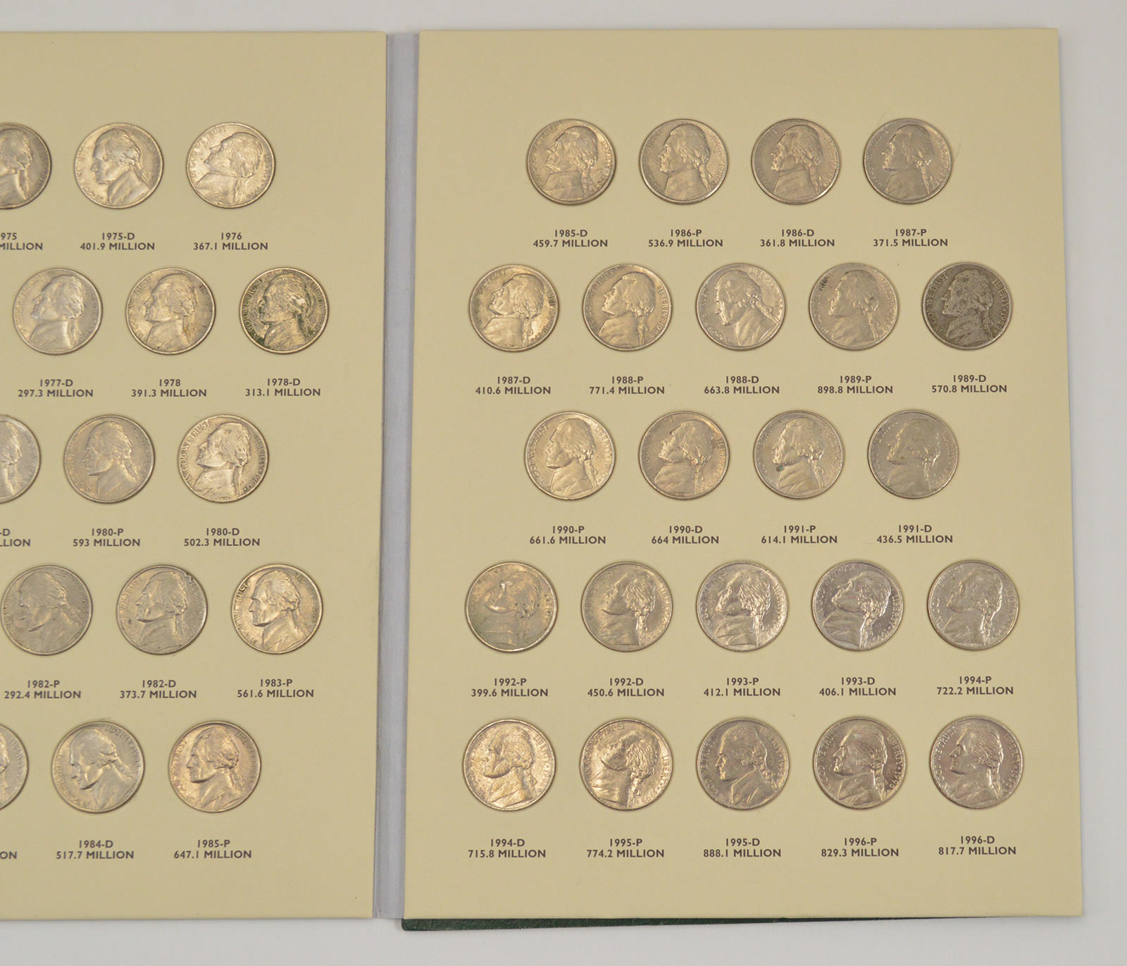 Set of Jefferson Nickels - US Coin Collection | Property Room