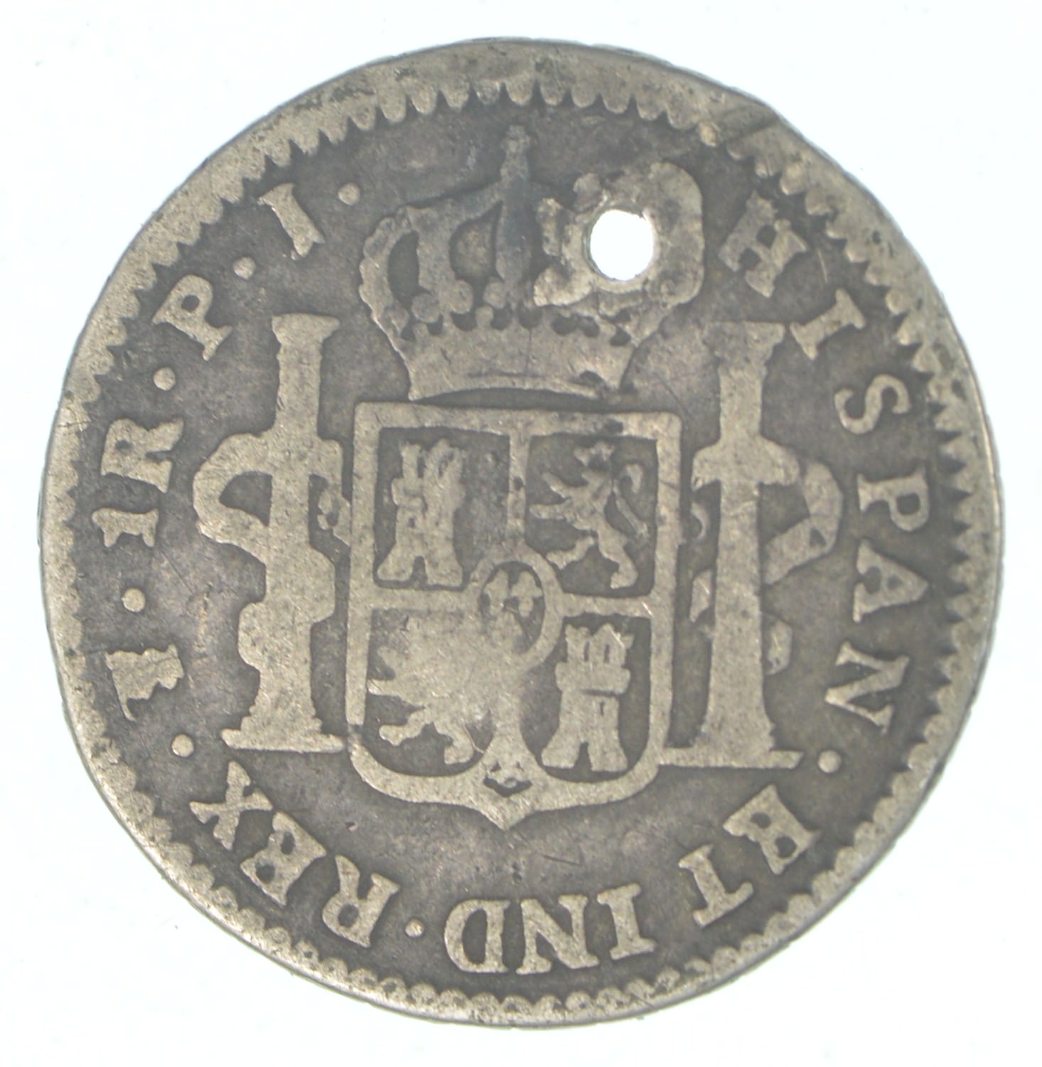 SILVER - 1816 Mexico 1 Real - World Silver Coin | Property Room