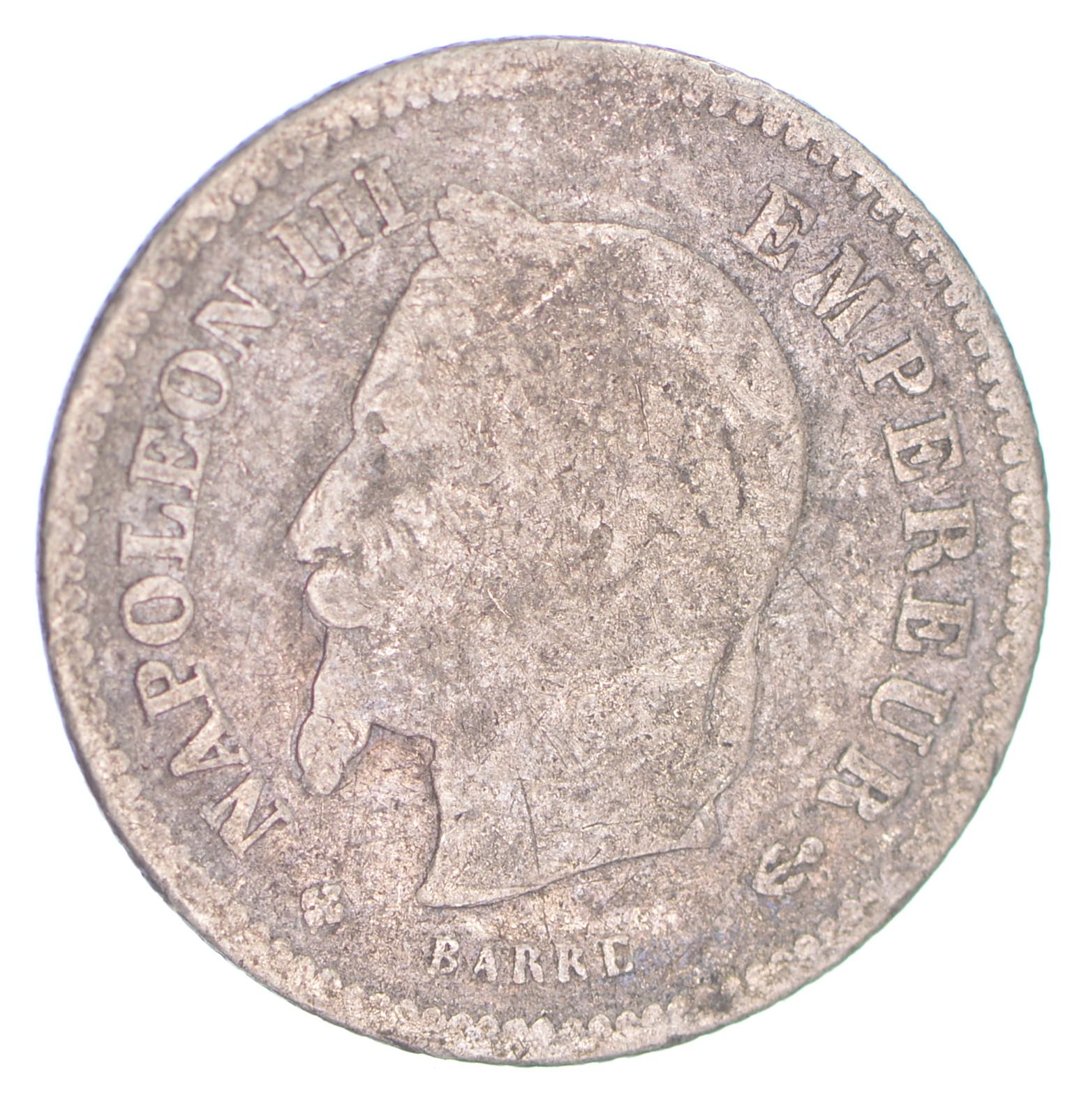 SILVER 1867 France World Silver Coin | Property Room