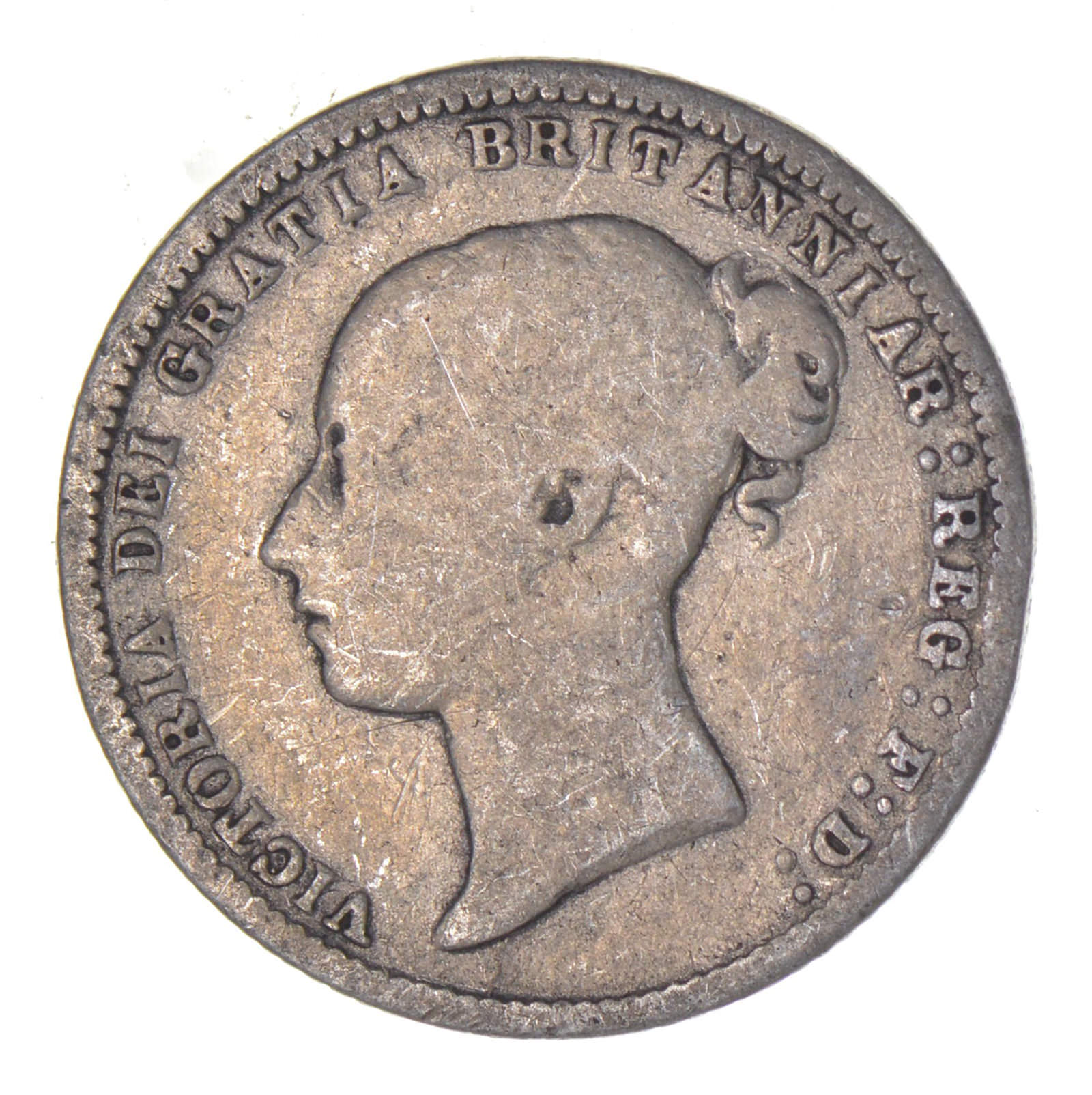 SILVER - 1875 Great Britain 6 Pence - World Silver Coin | Property Room