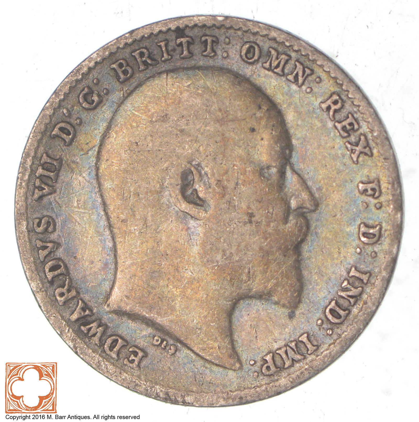 SILVER - 1903 Great Britain 3 Pence - World Silver Coin | Property Room