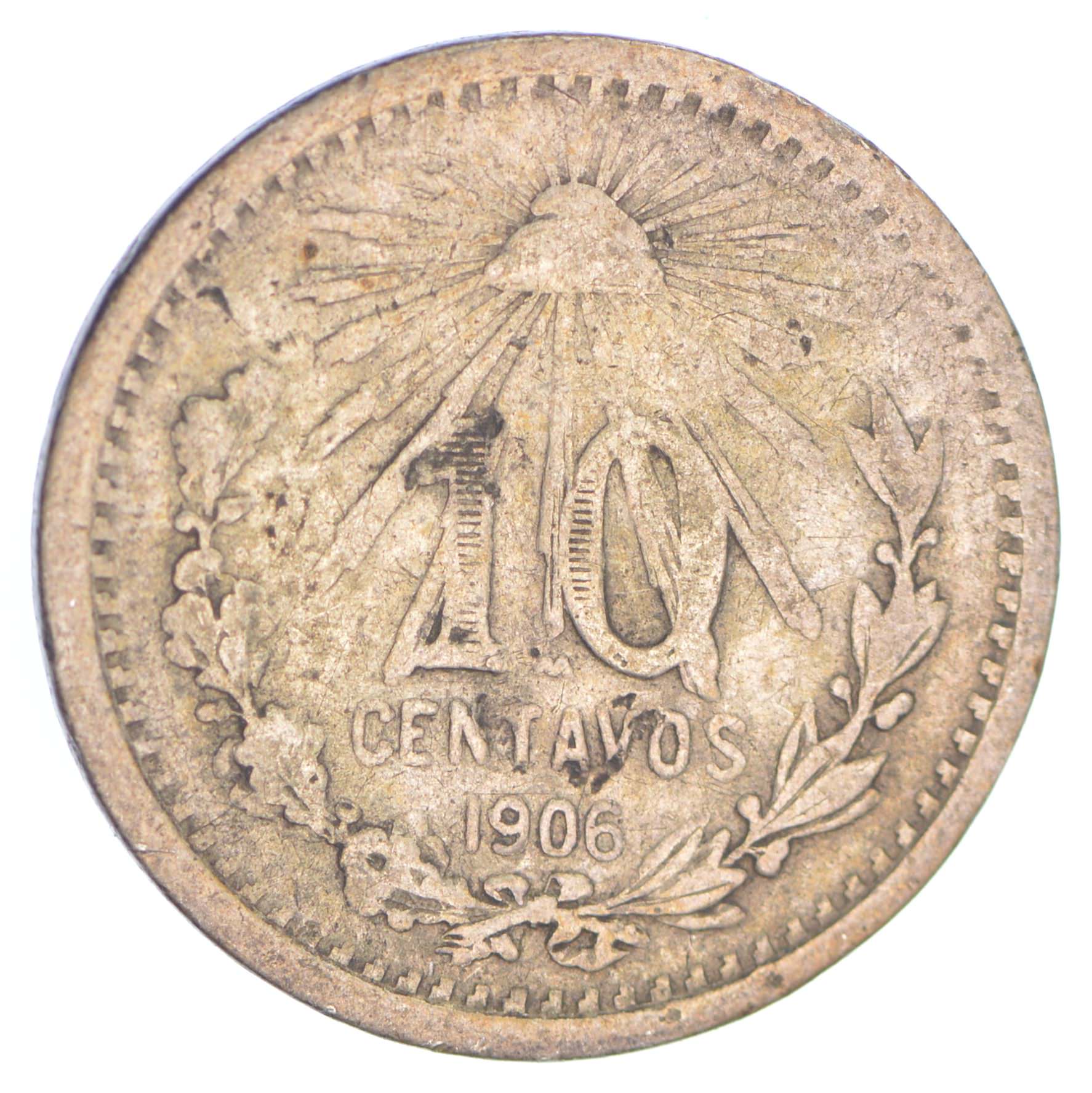 SILVER 1906 Mexico World Silver Coin | Property Room