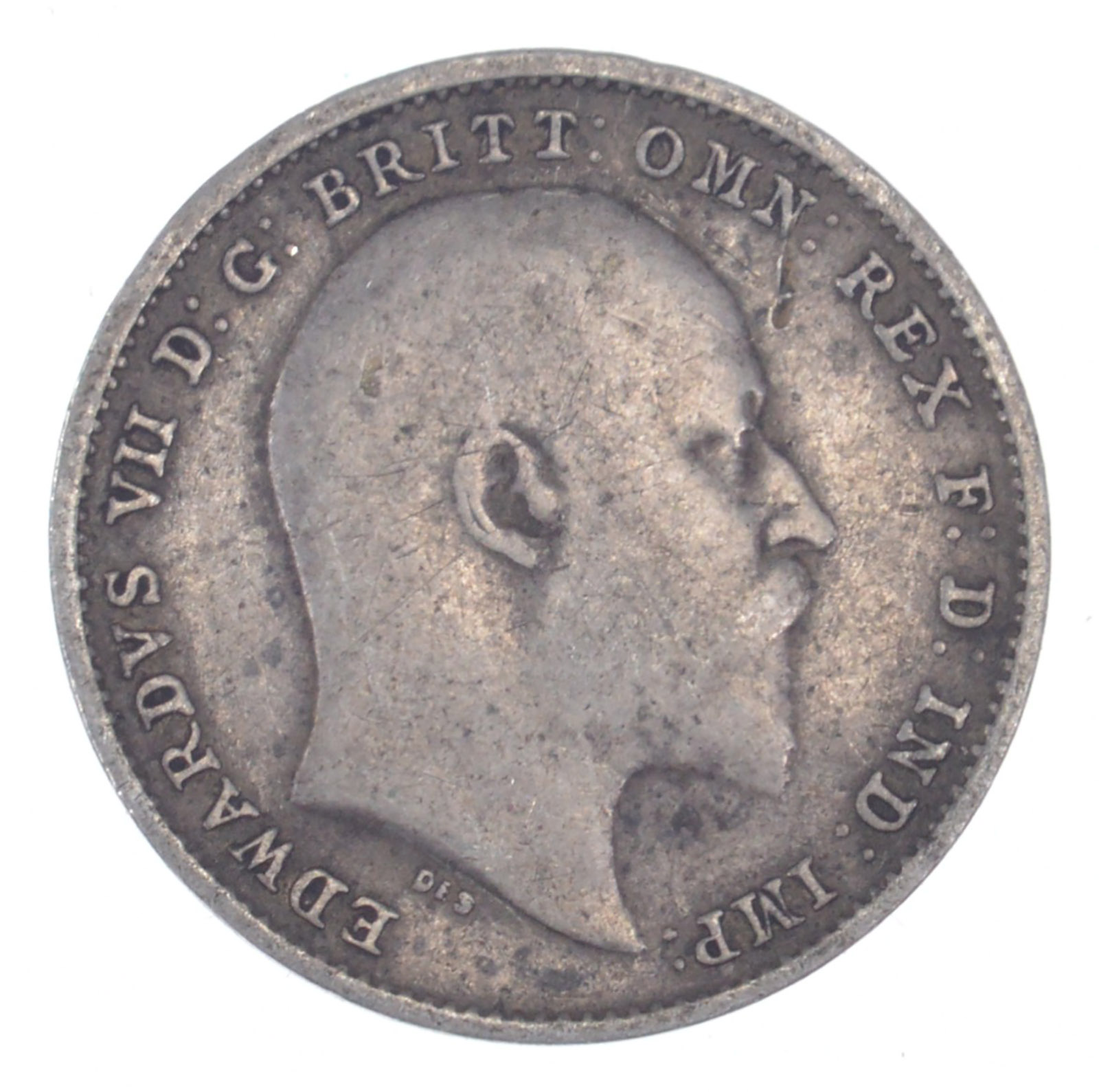 SILVER - 1910 Great Britain 3 Pence - World Silver Coin | Property Room