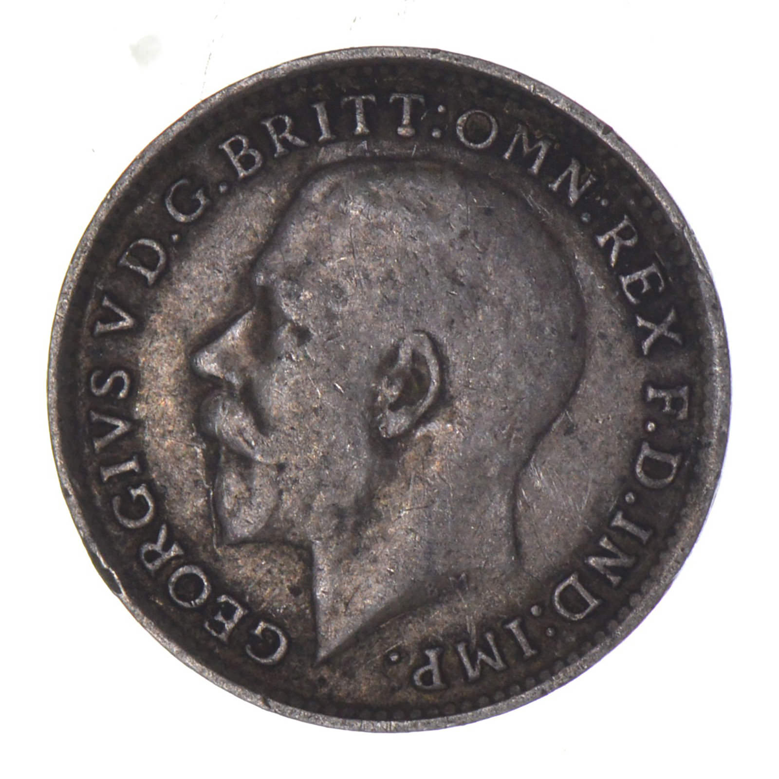 SILVER - 1916 Great Britain 3 Pence - World Silver Coin | Property Room