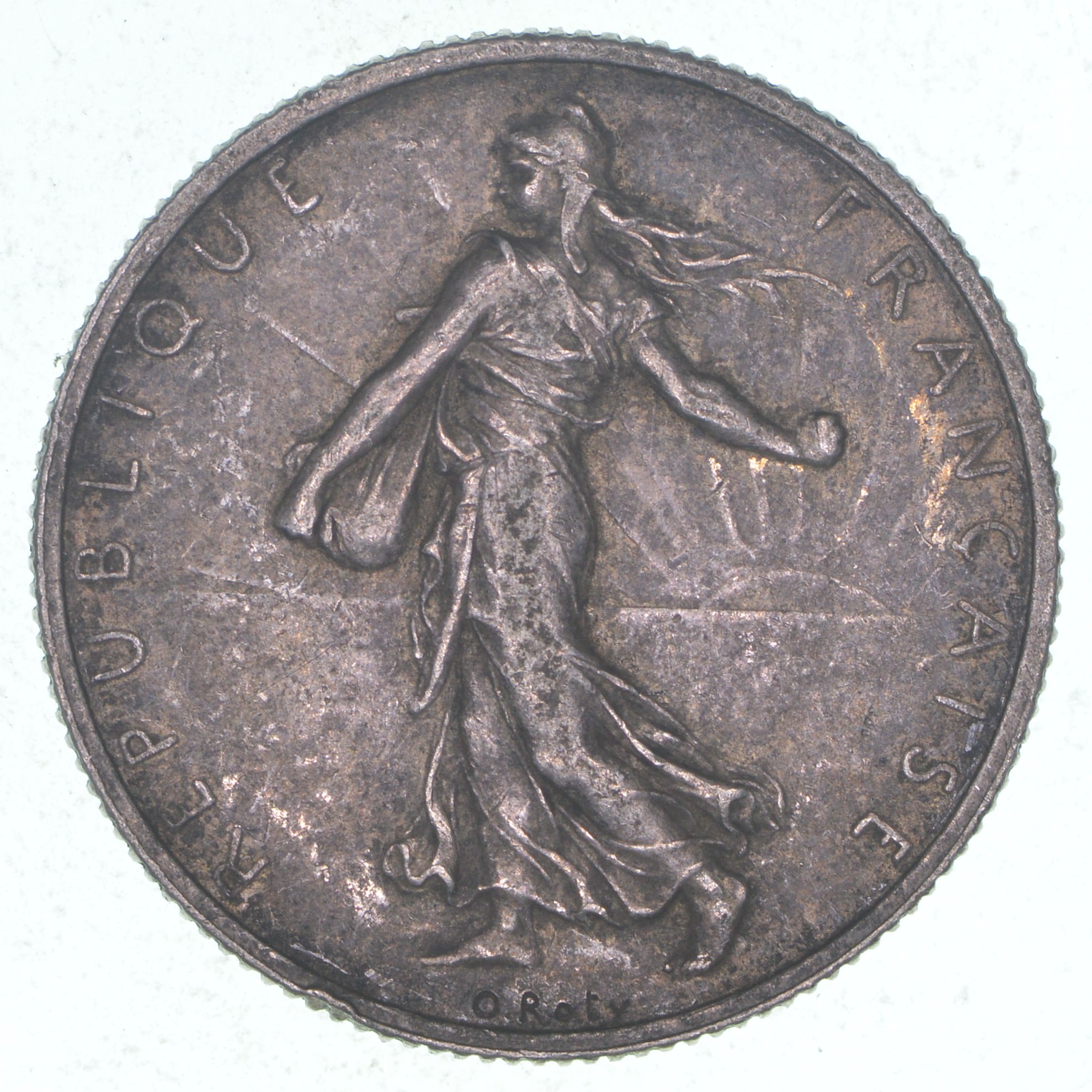 SILVER - 1917 France 2 Francs - World Silver Coin 10 Grams! | Property Room