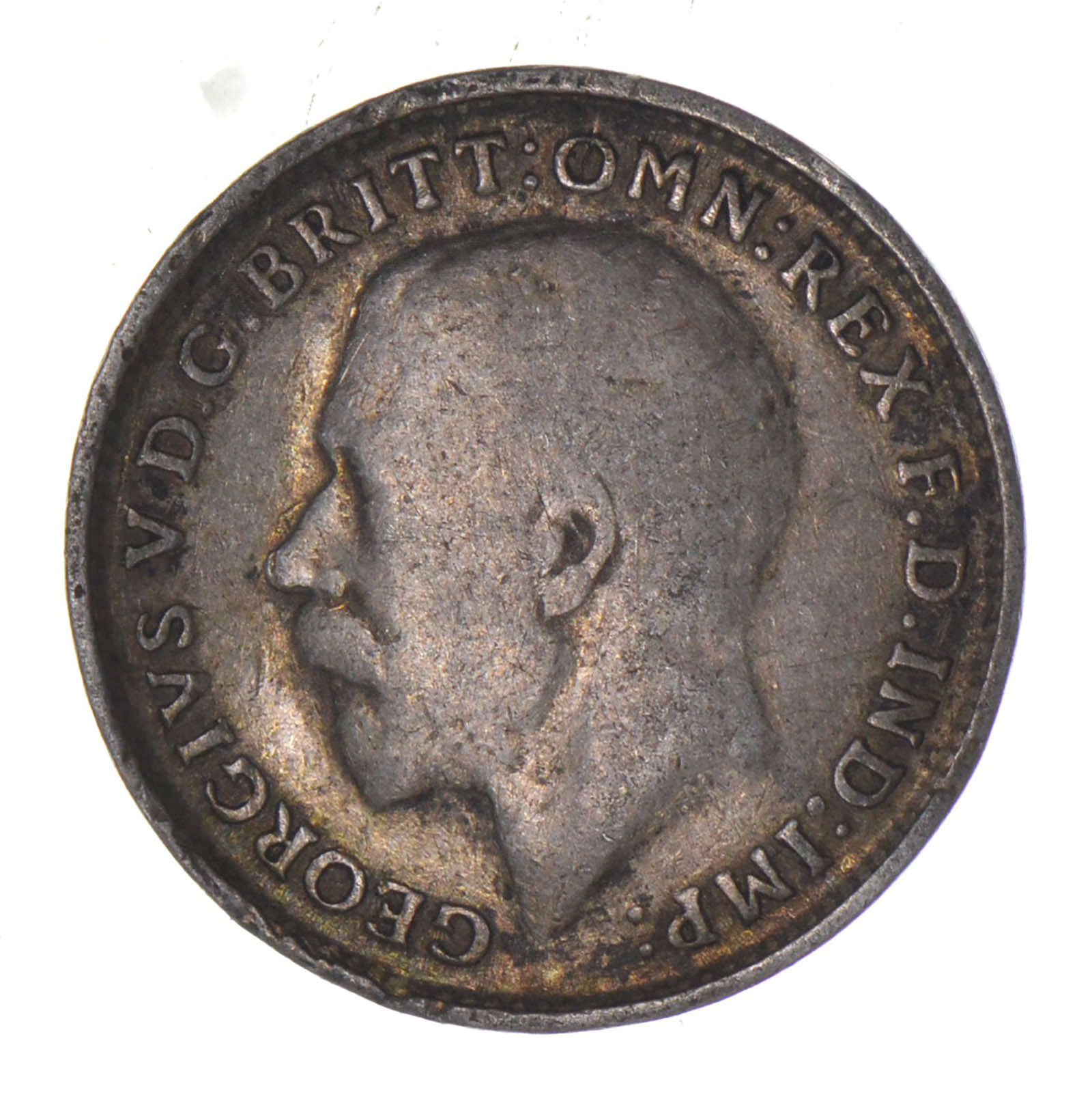 SILVER - 1918 Great Britain 3 Pence - World Silver Coin | Property Room