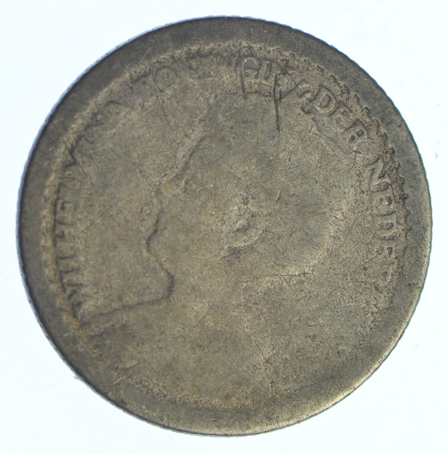 SILVER - 1918 Netherlands 10 Cents - World Silver Coin | Property Room