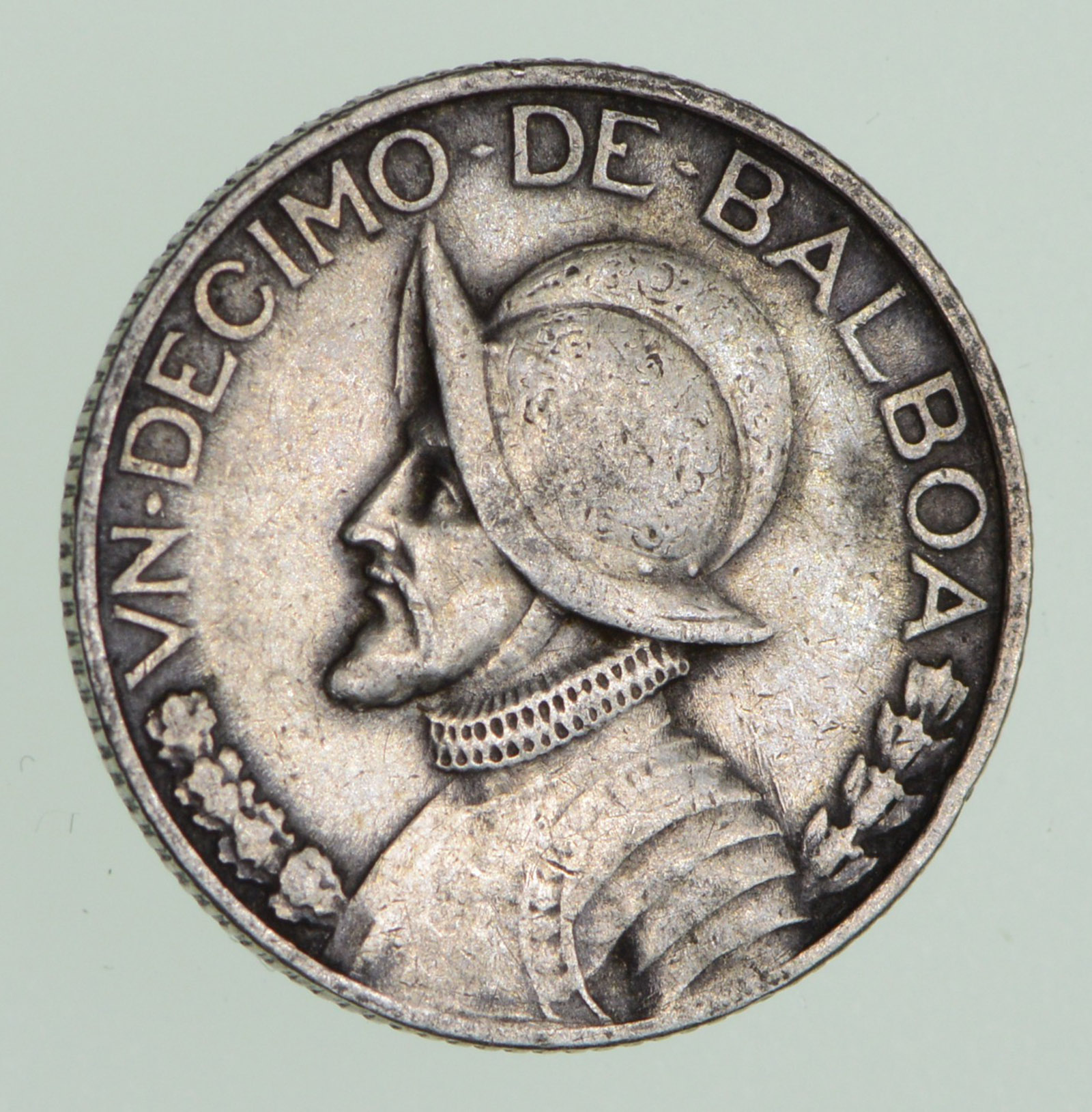 SILVER - 1932 Panama 1/10 Balboa - World Silver Coin | Property Room