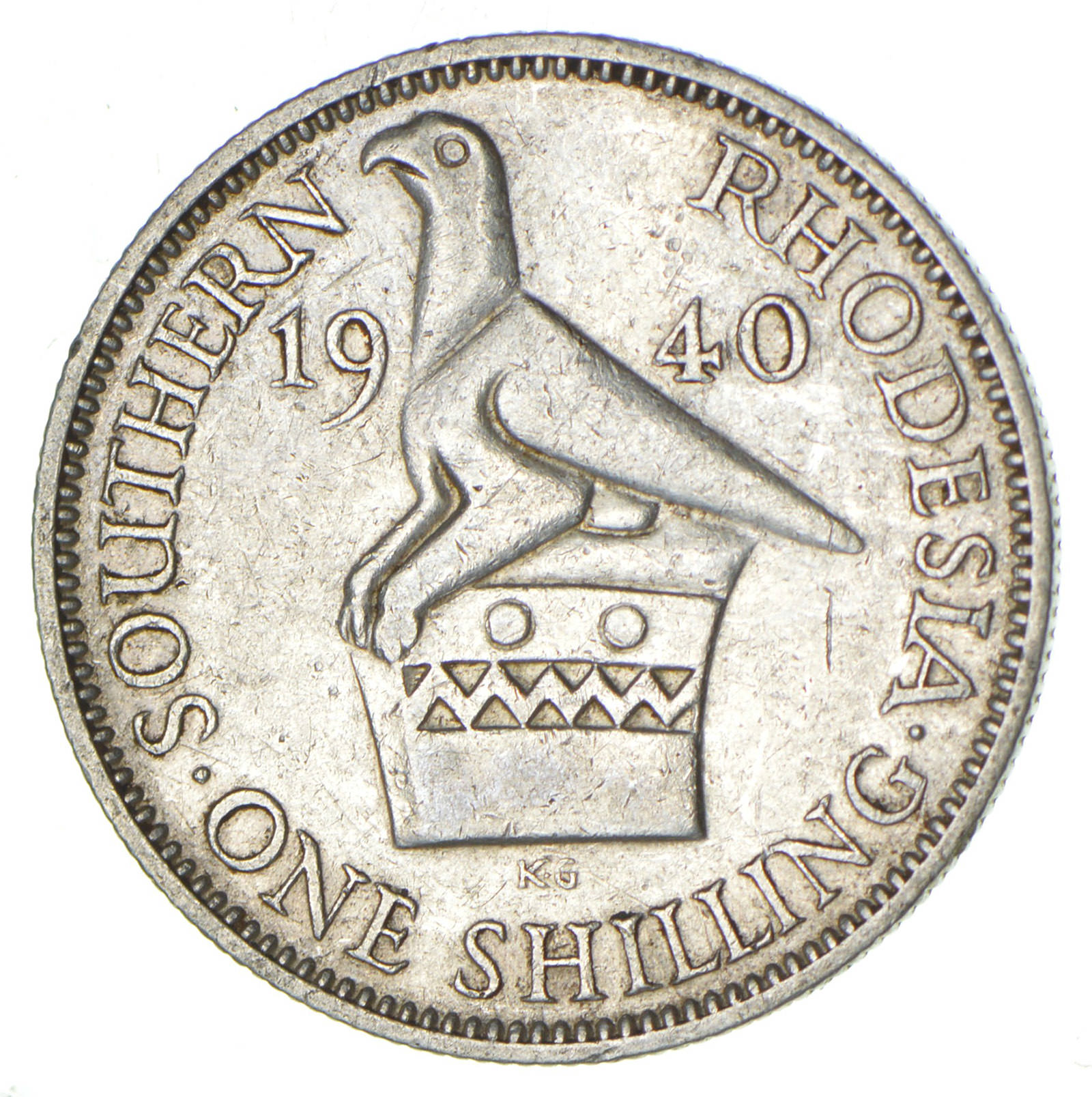 SILVER - 1940 Rhodesia 1 Shilling - World Silver Coin 5.6 Grams ...