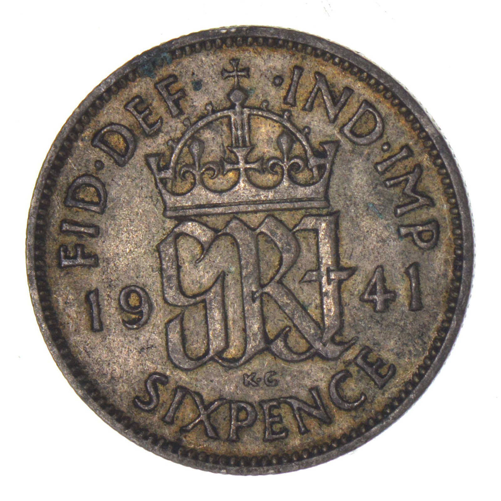 SILVER - 1941 Great Britain 6 Pence - World Silver Coin | Property Room