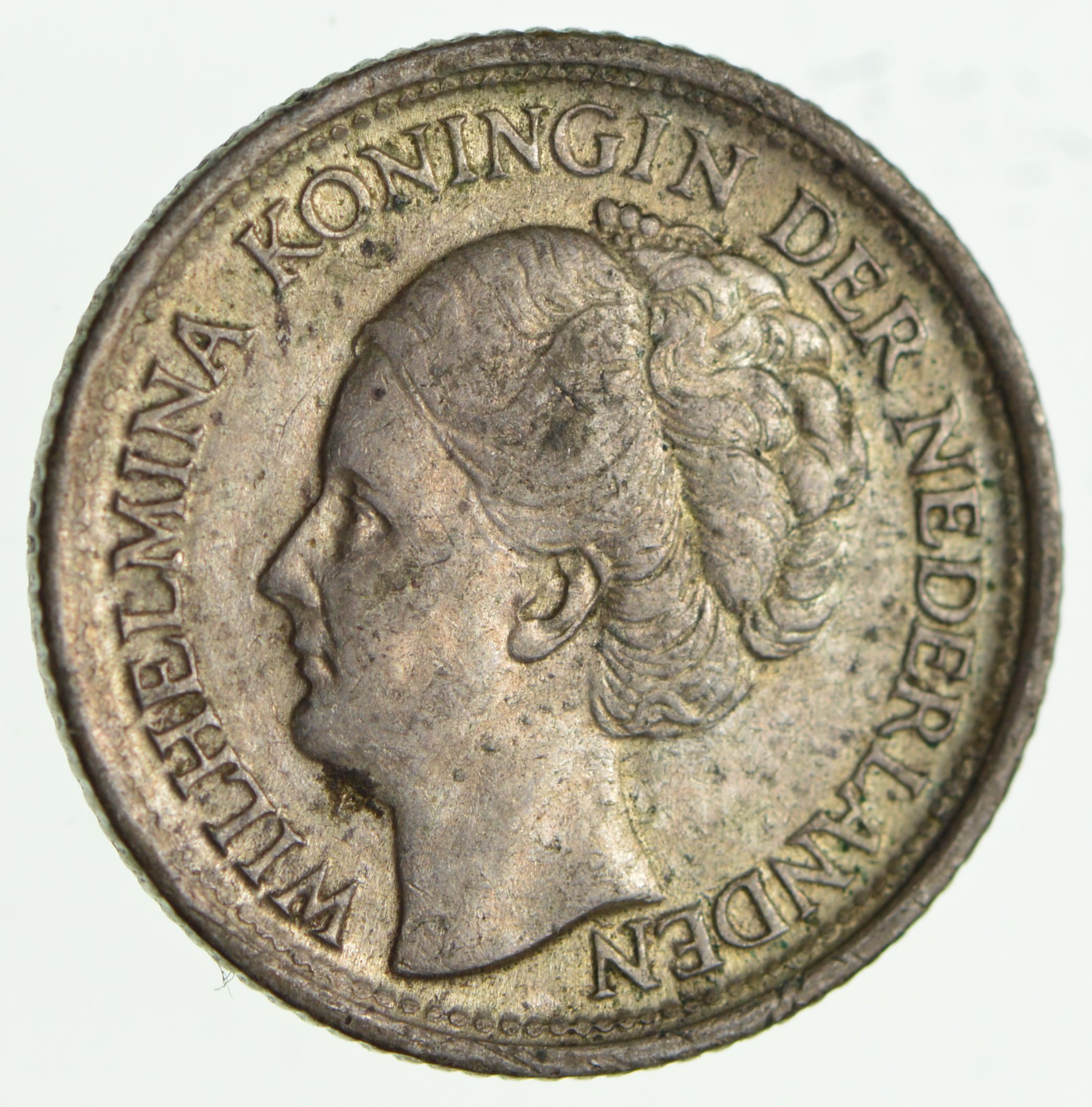 SILVER - 1942 Netherlands 10 Cents - World Silver Coin | Property Room