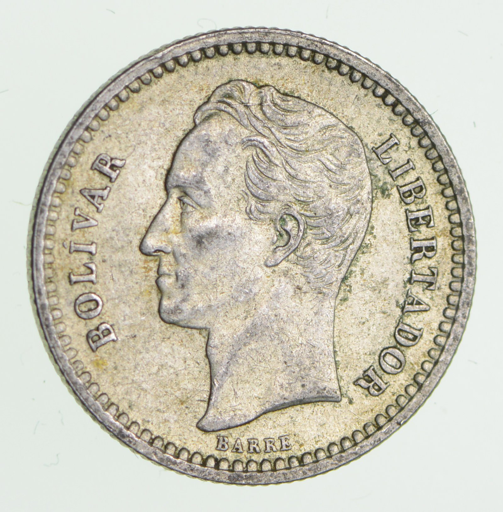 SILVER - 1946 Venezuela 1/2 Bolivar - World Silver Coin | Property Room