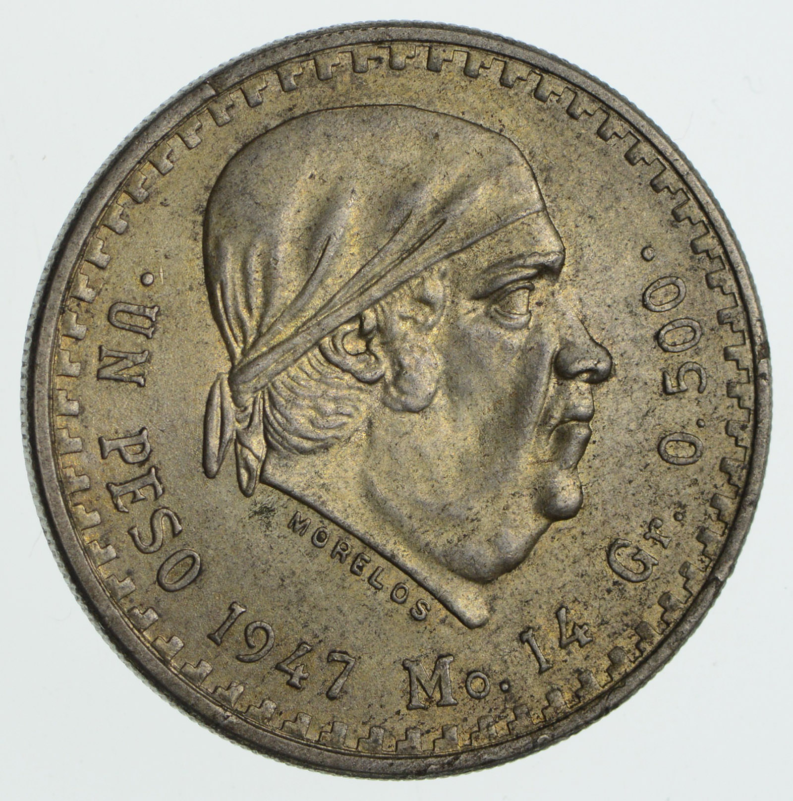 SILVER 1947 Mexico 1 Peso World Silver Coin 14 1 Grams Property Room