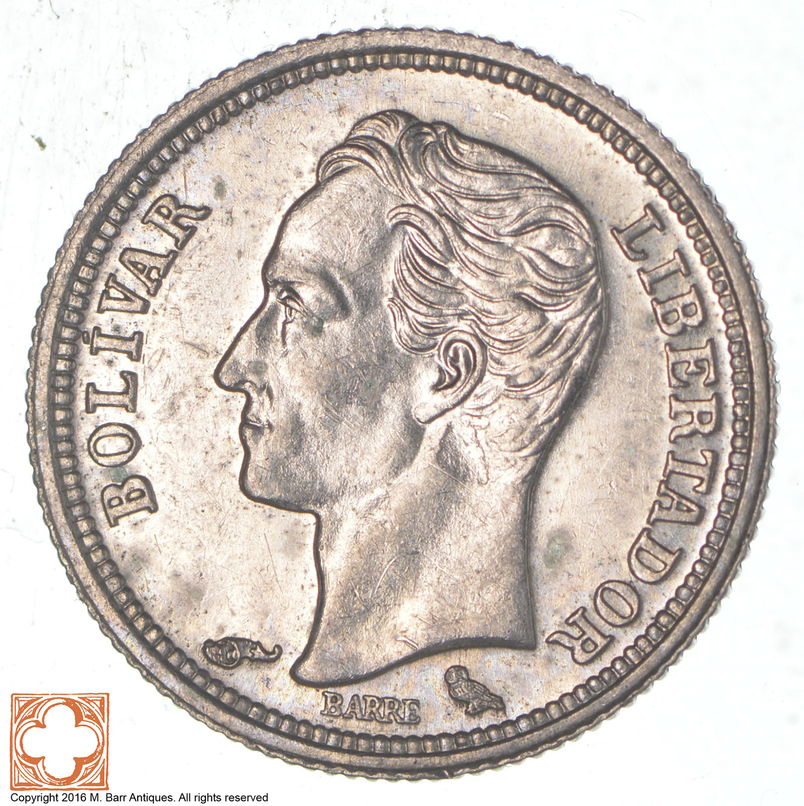 SILVER - 1960 Venezuela 25 Centimos - World Silver Coin | Property Room