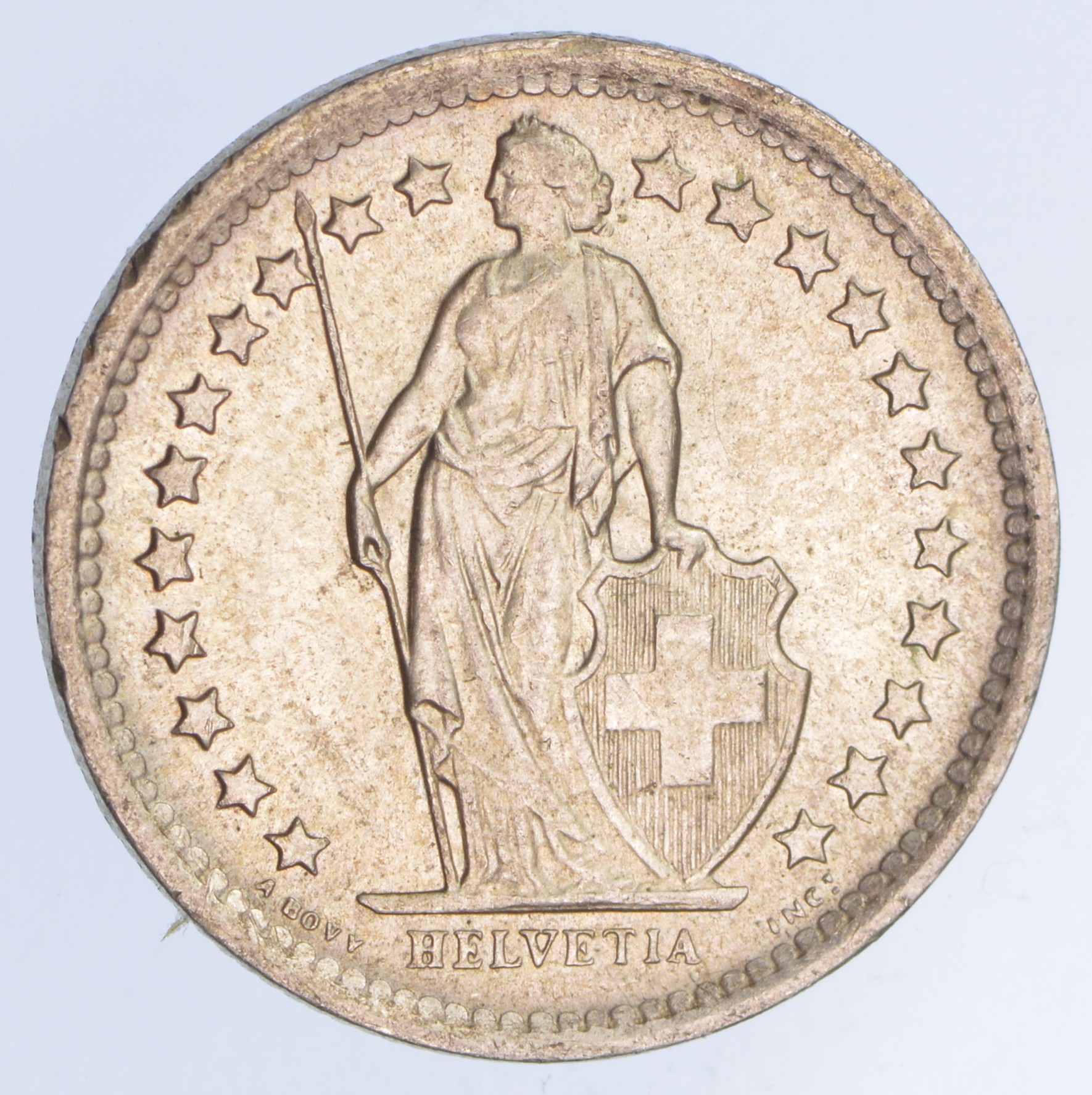 SILVER 1965 Switzerland World Silver Coin | Property Room