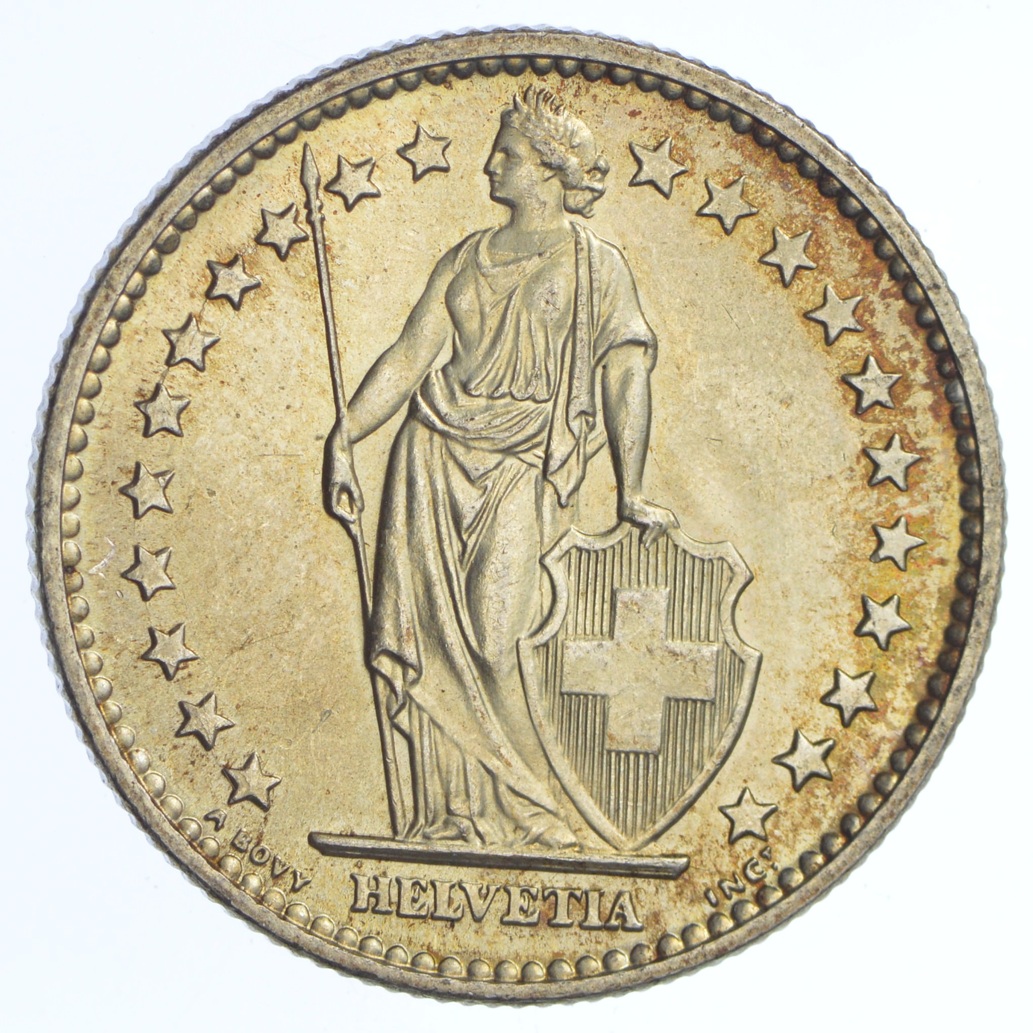 SILVER 1967 Switzerland World Silver Coin | Property Room