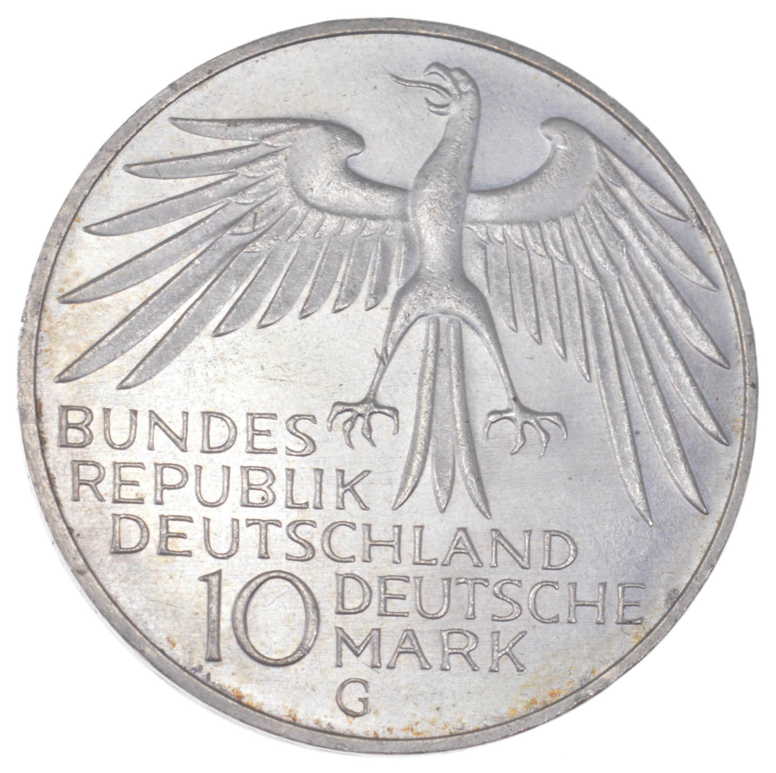 SILVER - 1972 Germany 10 Marks - World Silver Coin 15.8 Grams ...