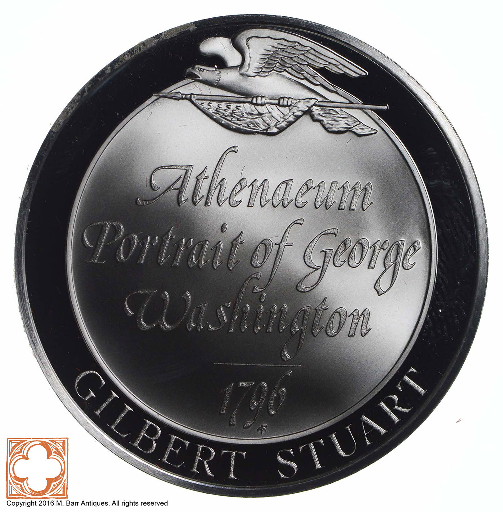 SILVER Art History Limited Edition Sterling Medallion - Athenaeum ...