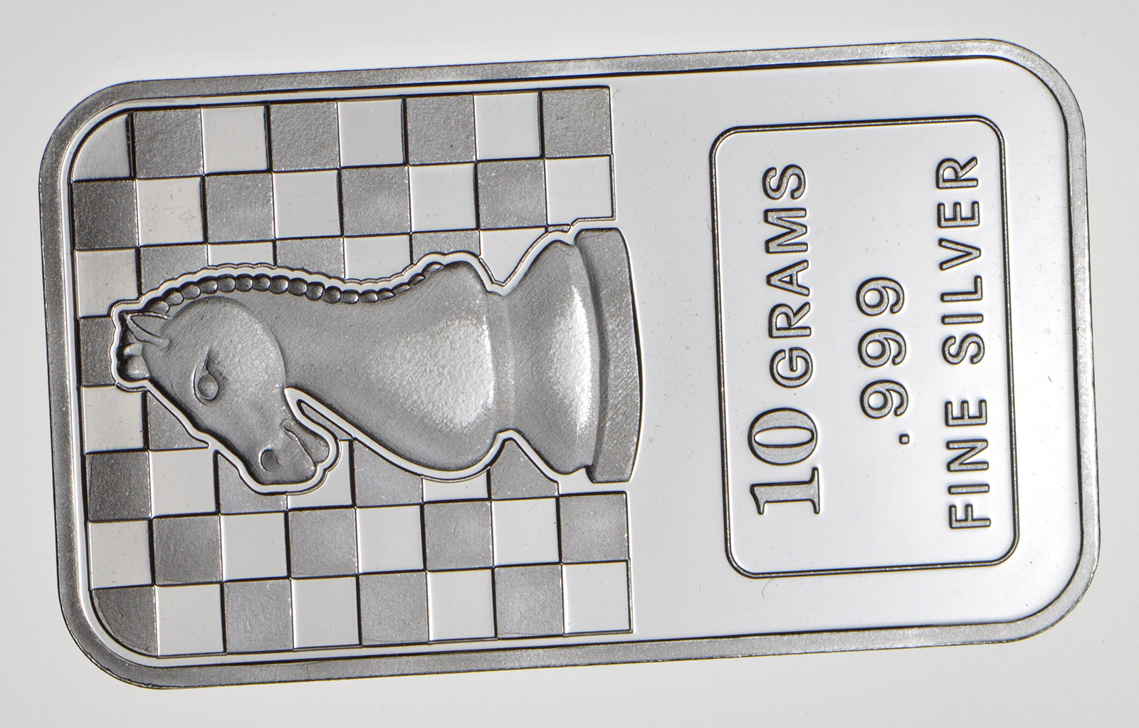 SILVER - Chess Knight - 10 Gram .999 Fine Silver - Limited Design ...